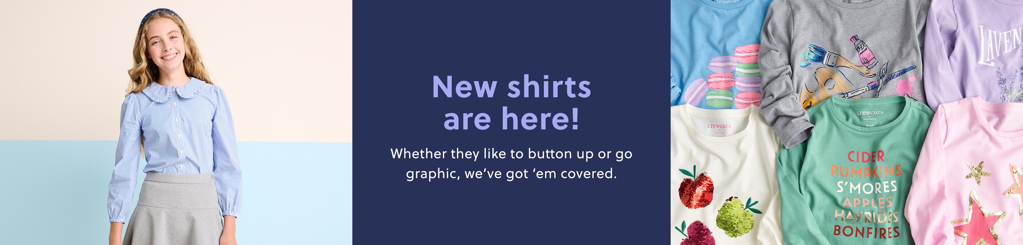 Girls' Shirts, T-shirts & Tops | J.Crew Factory