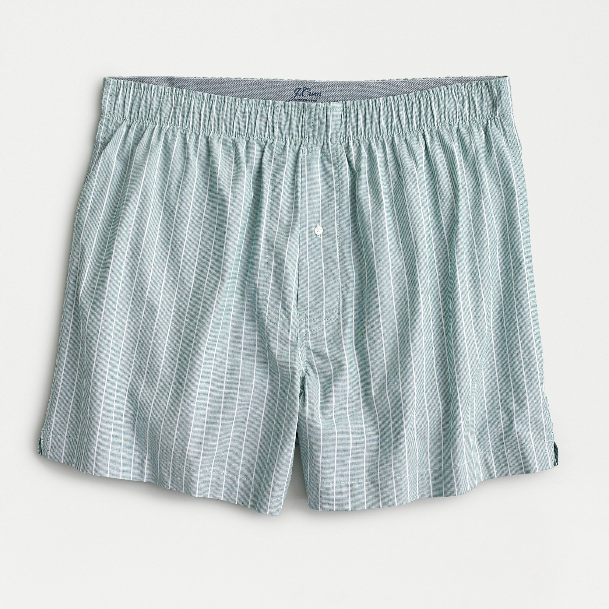J.Crew: Stretch Square Stripe Boxers For Men