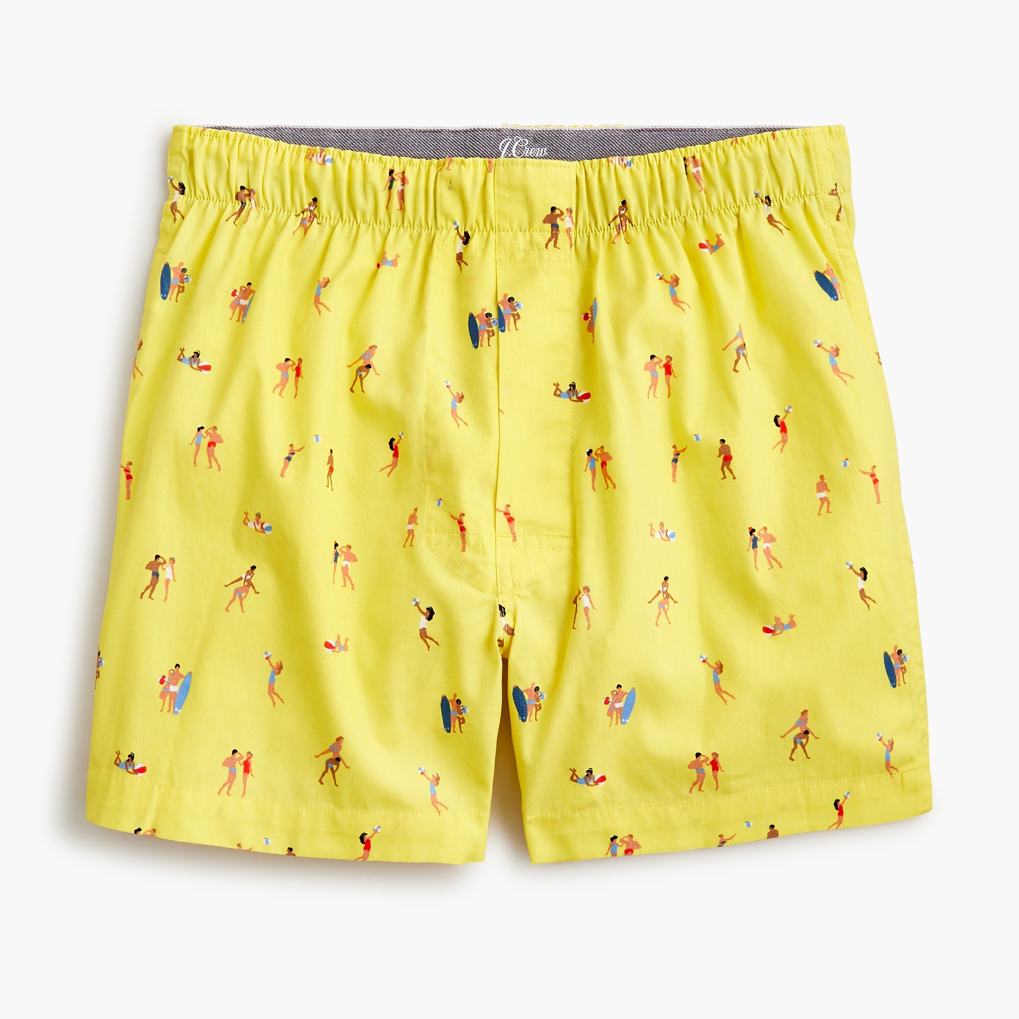 J.Crew: Boxers In Beach Print For Men