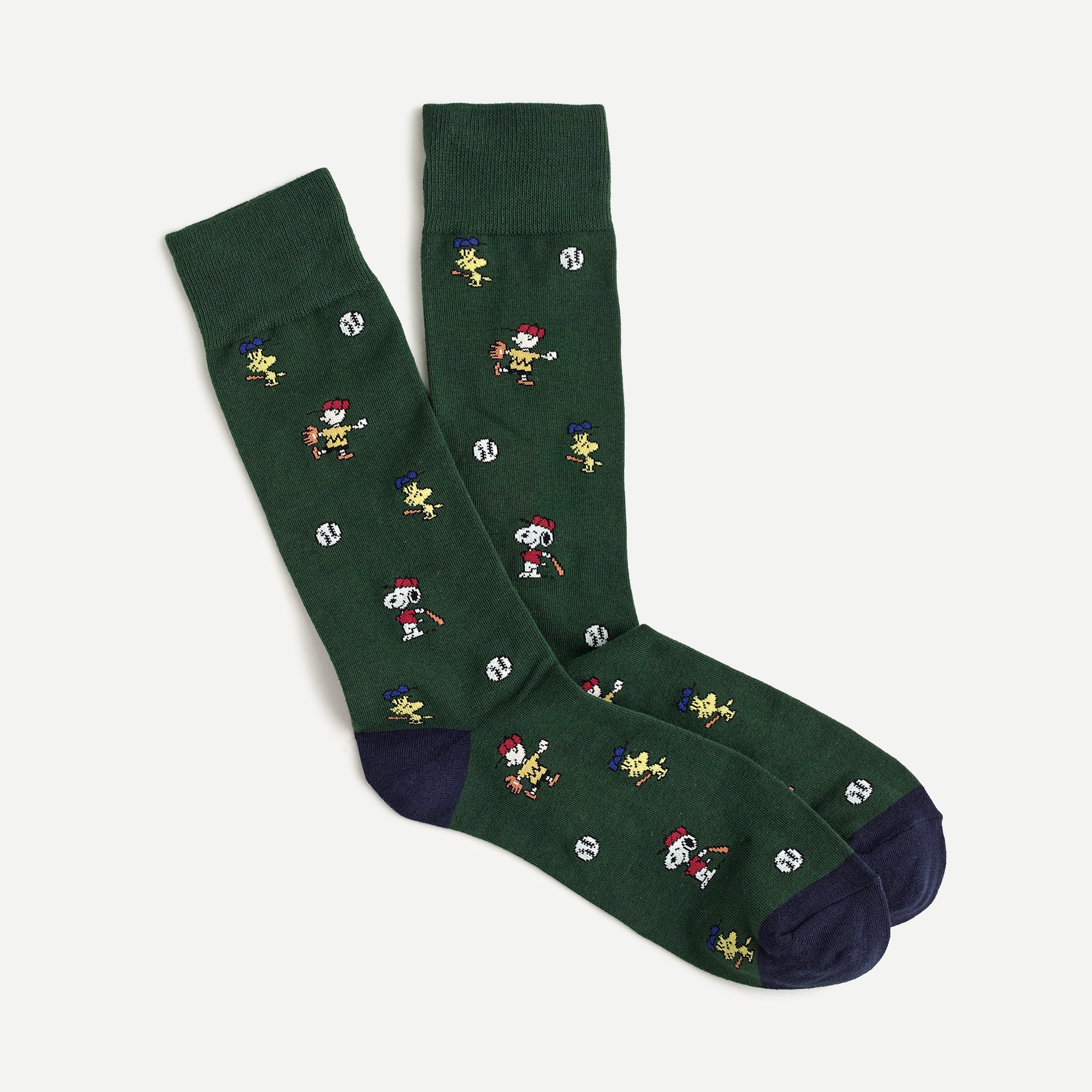 J.Crew: Peanuts® X J.Crew Snoopy Baseball Socks For Men