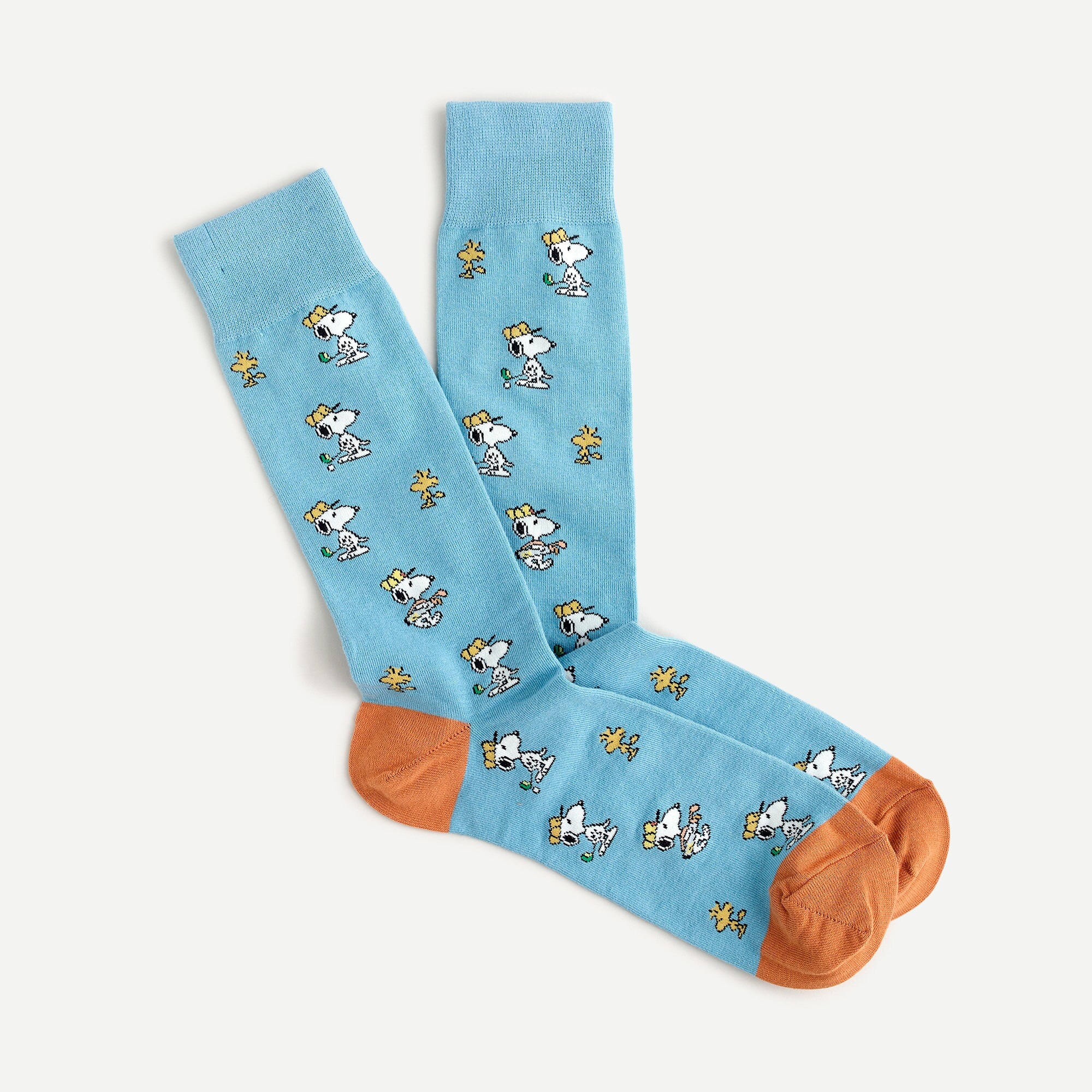 Peanuts® X J.Crew Snoopy Golf Socks For Men | J.Crew