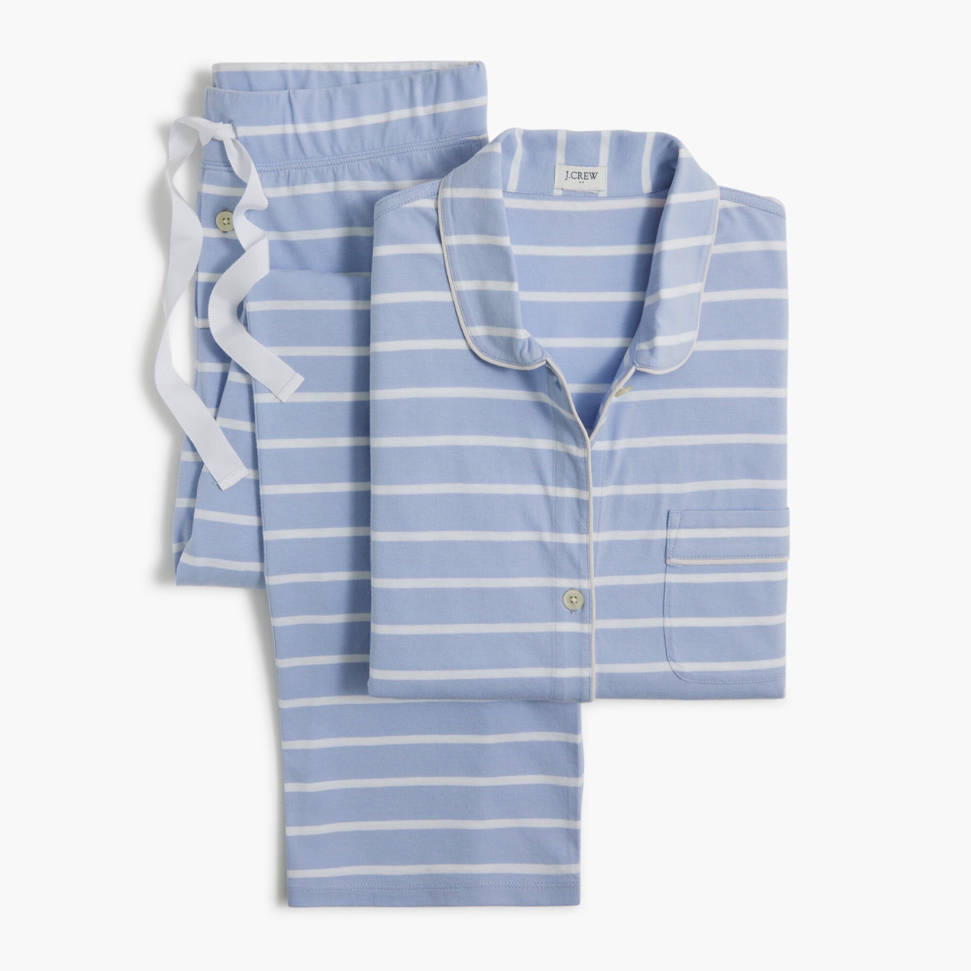 Factory: Long-sleeve Knit Pajama Set For Women