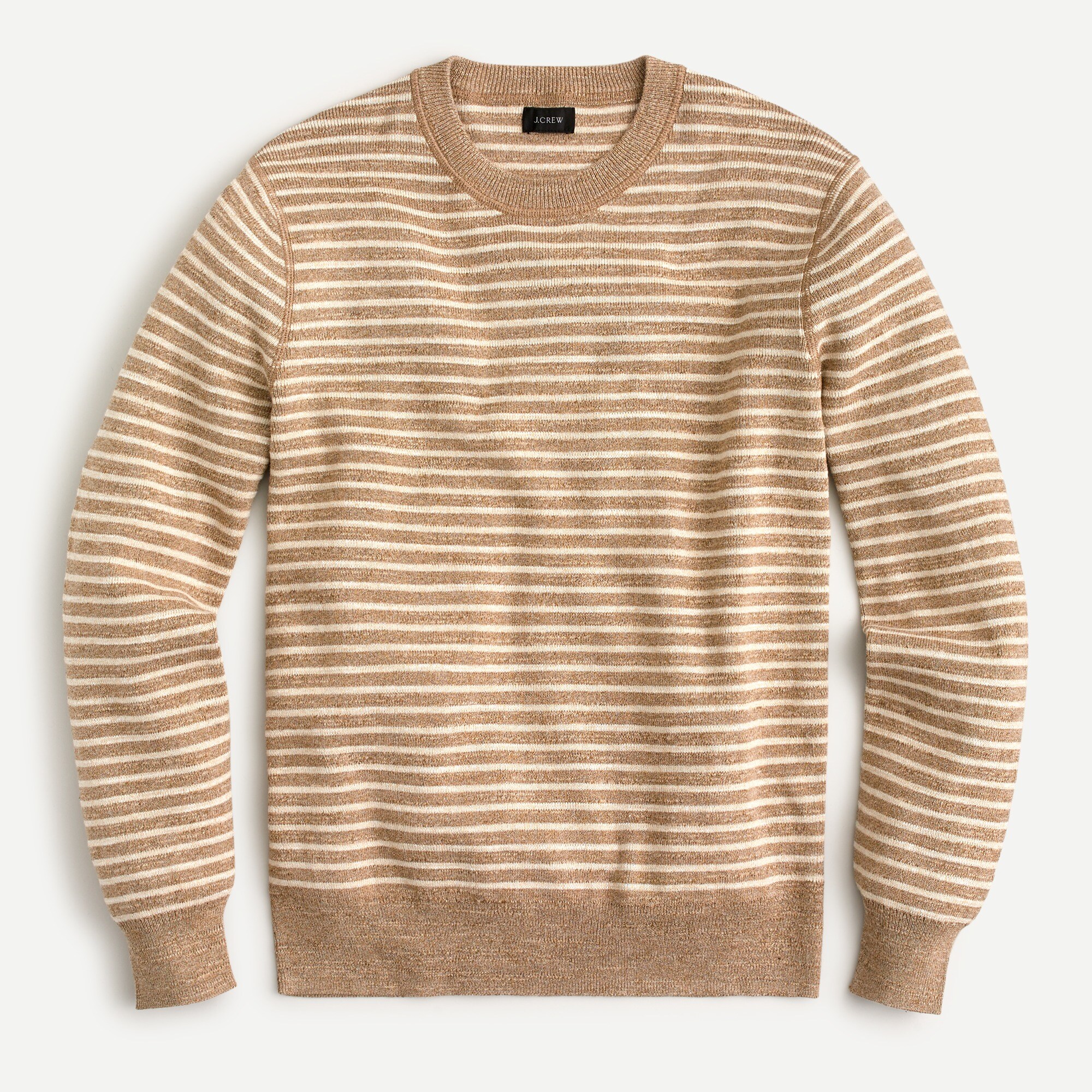 J.Crew: Rugged Cotton Sweater In Stripe For Men