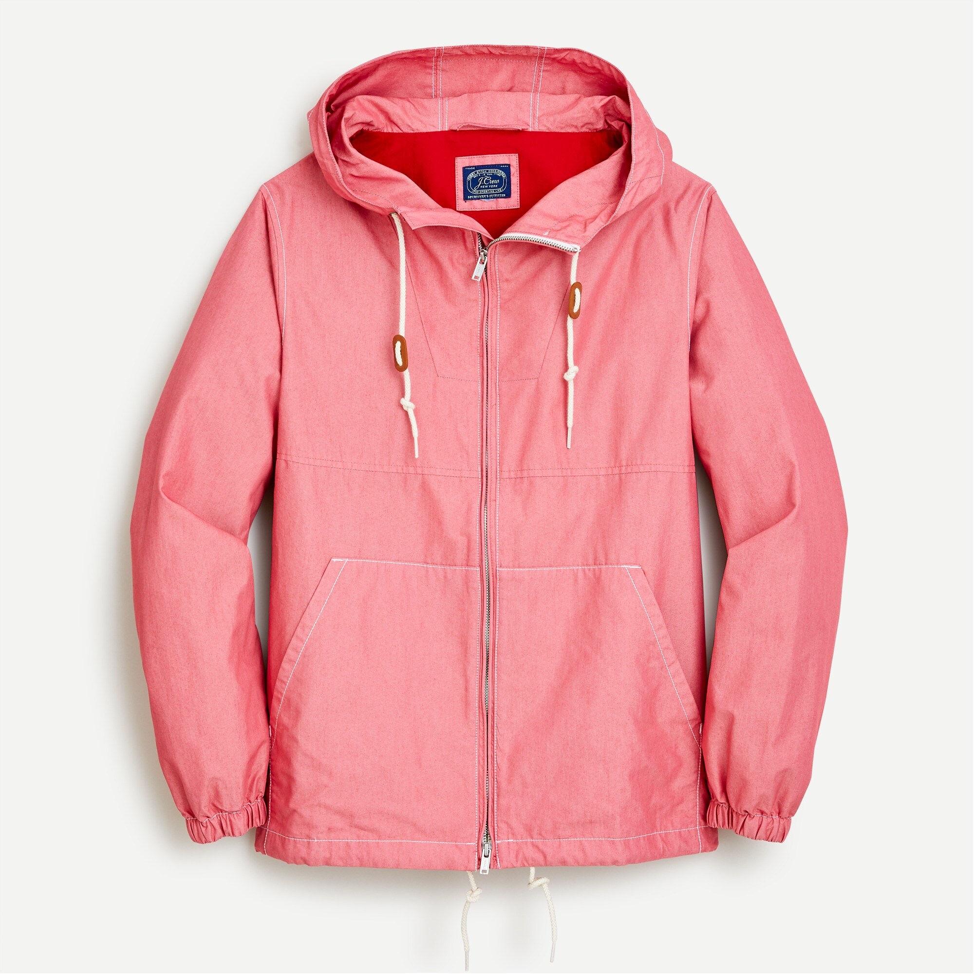 J.Crew: Garment-dyed Full-zip Anorak For Men