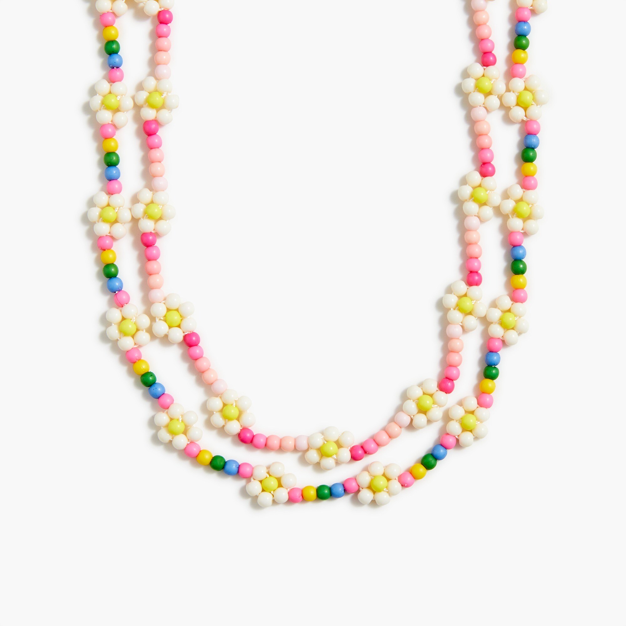 Factory: Girls' Daisy Beaded Necklace Set For Girls