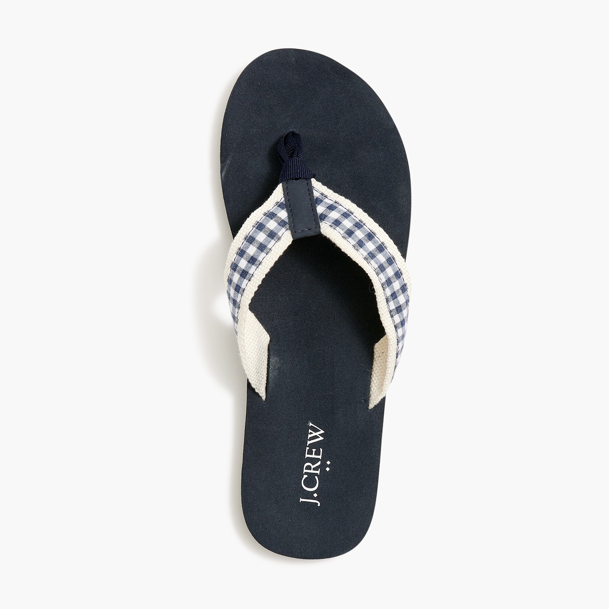 Factory: Gingham Flip-flops For Women