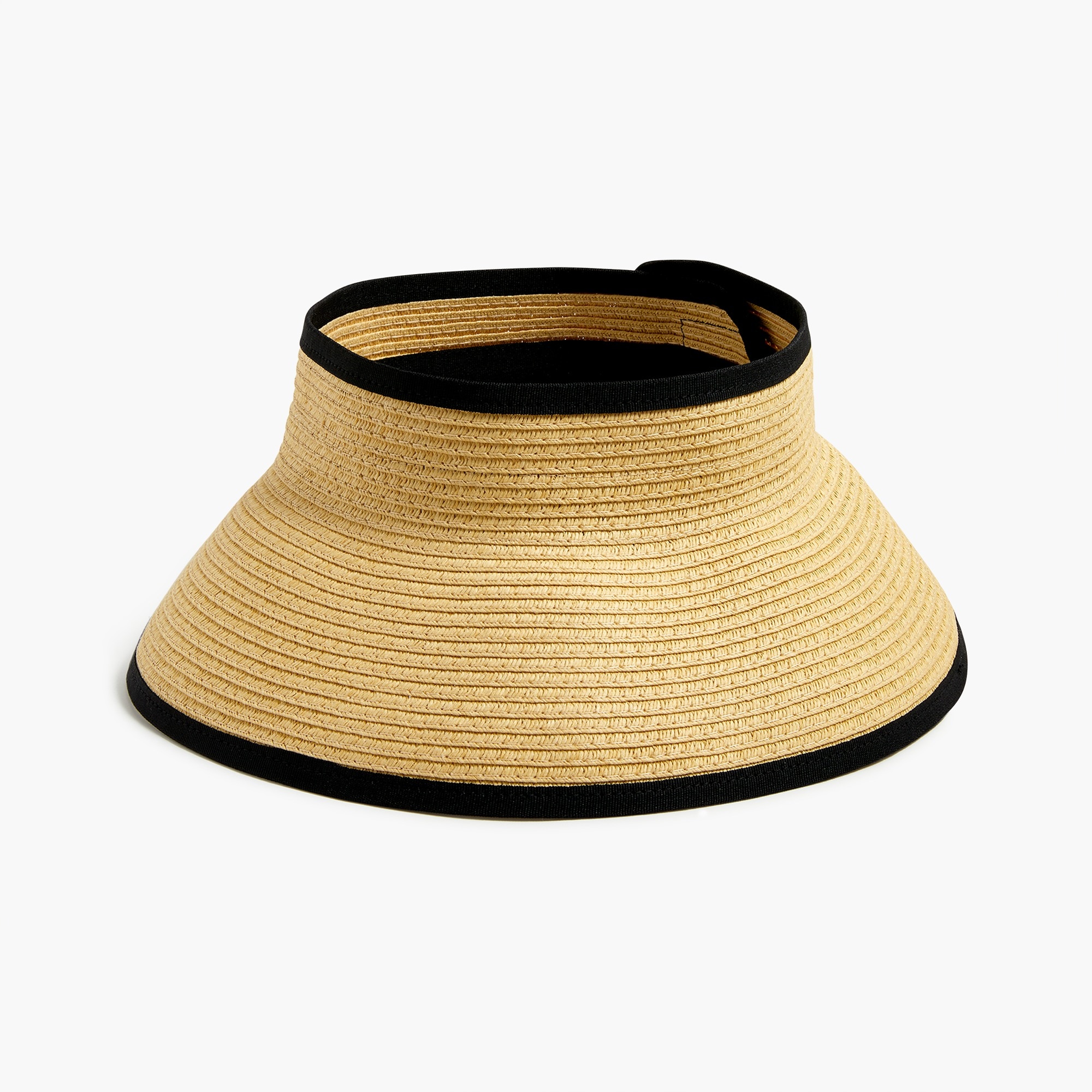 Factory: Packable Straw Visor For Women
