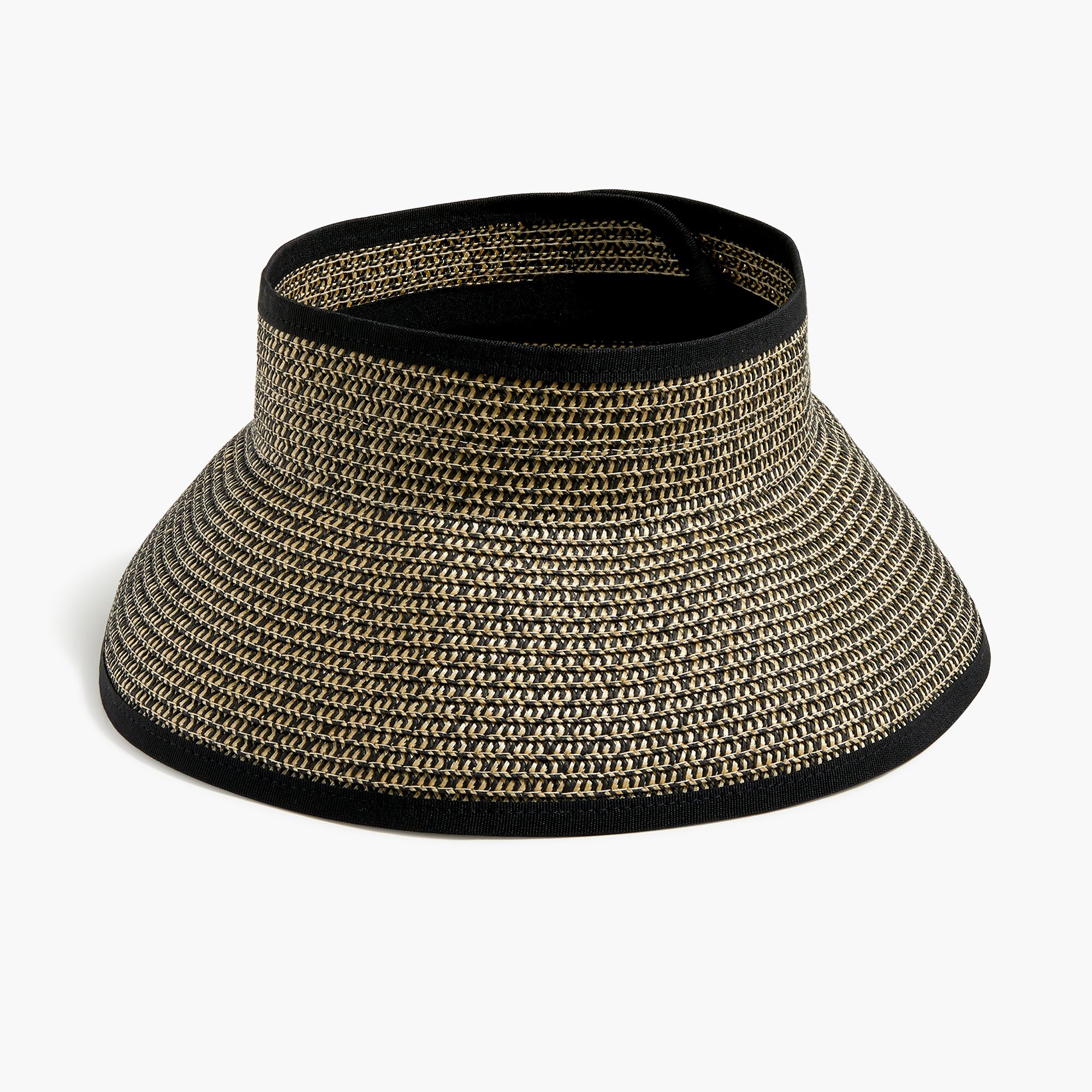Factory: Packable Straw Visor For Women