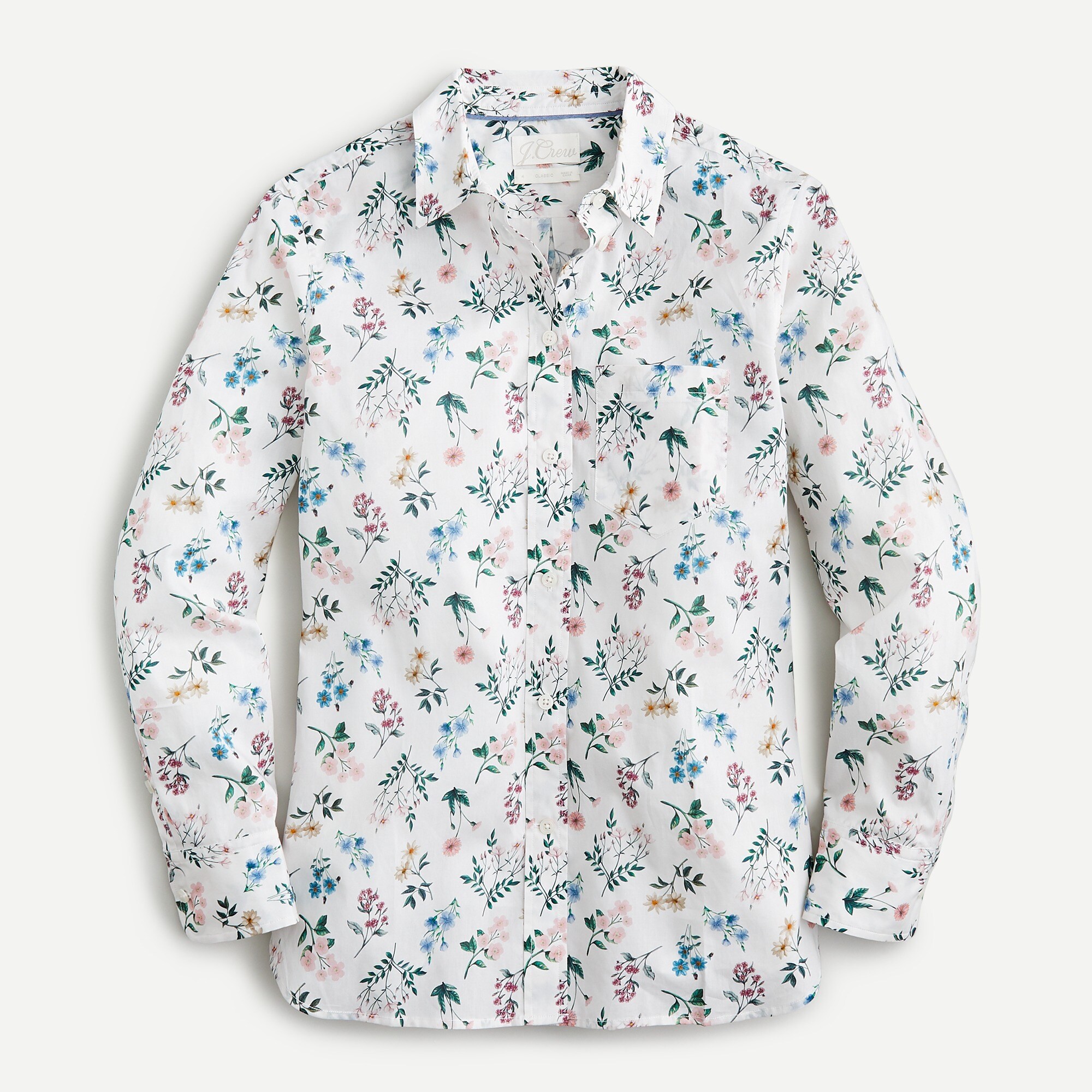 Classic-fit Shirt In Liberty® Annelise Floral For Women | J.Crew