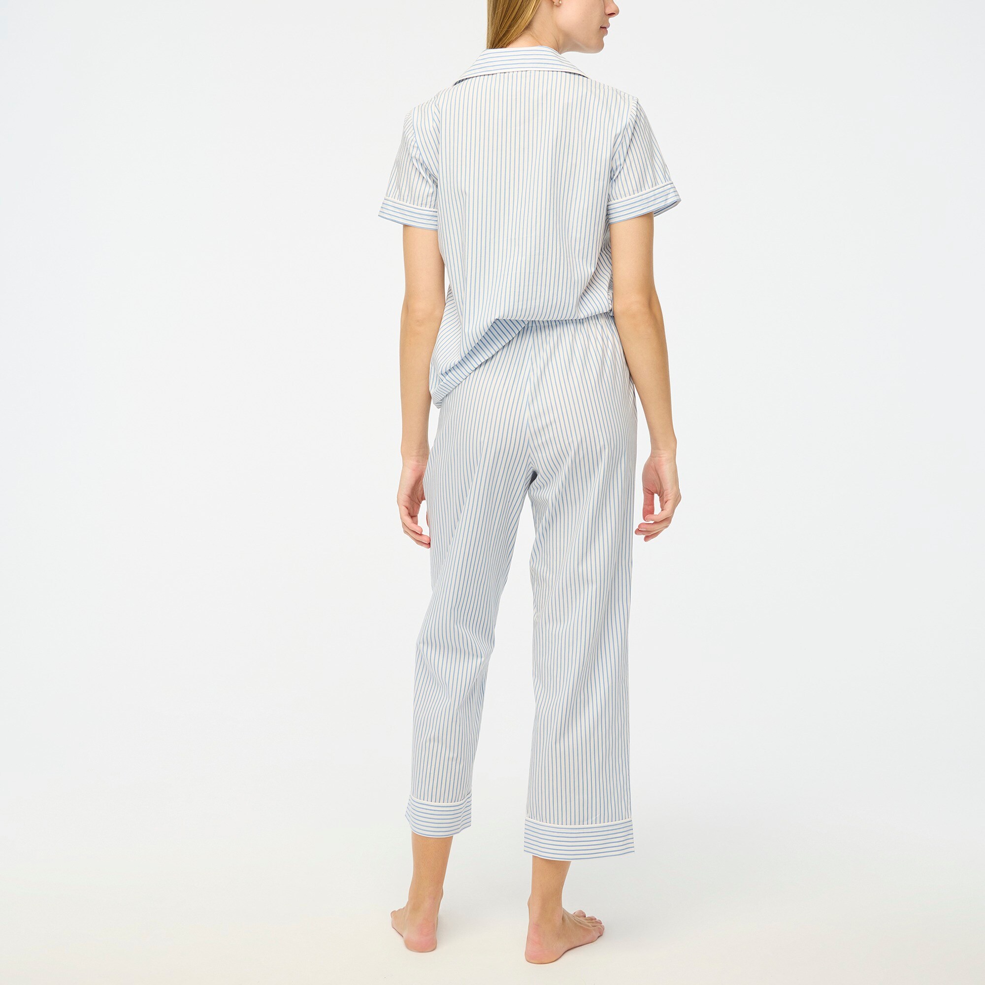 Factory: Short-sleeve Pajama Set With Cropped Pant For Women