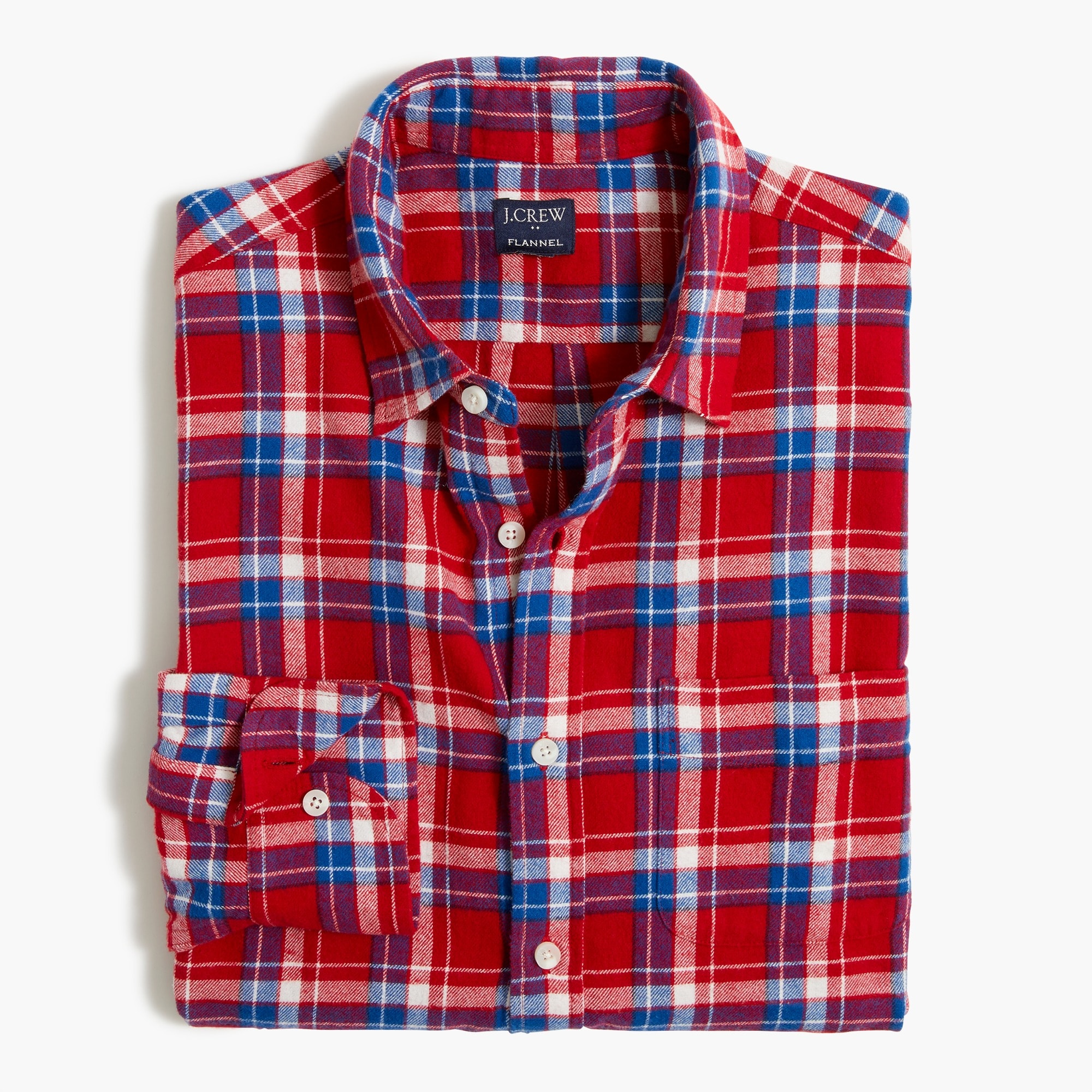 Factory: Plaid Regular Flannel Shirt For Men