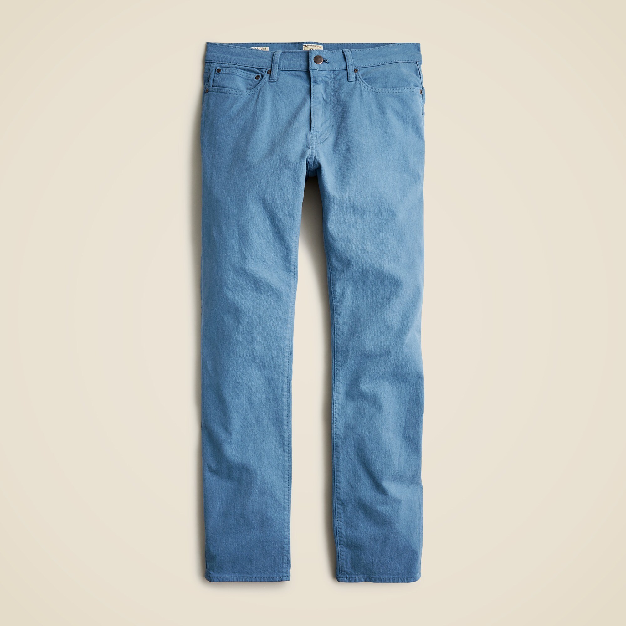 J.Crew: 484 Slim-fit Garment-dyed Five-pocket Pant For Men