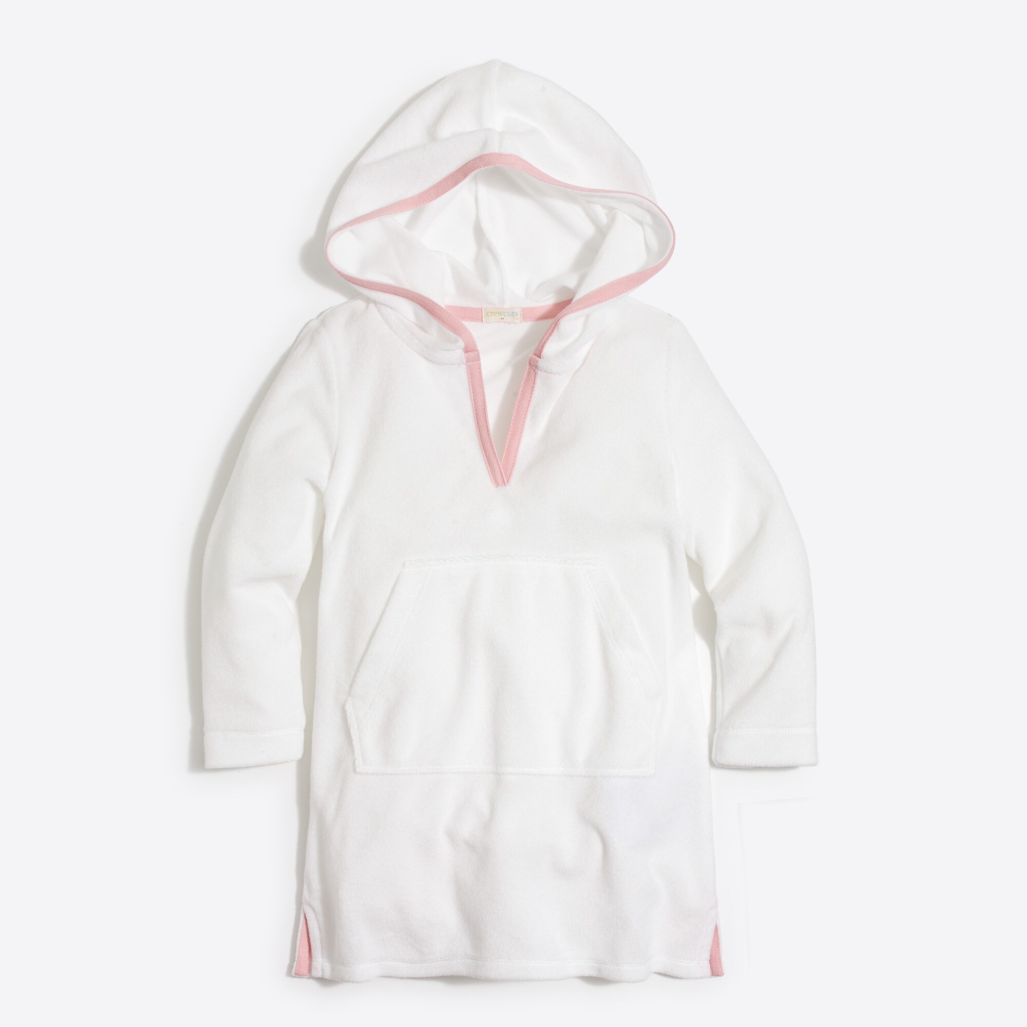 Factory: Girls' Hooded Terry Cover-up For Girls