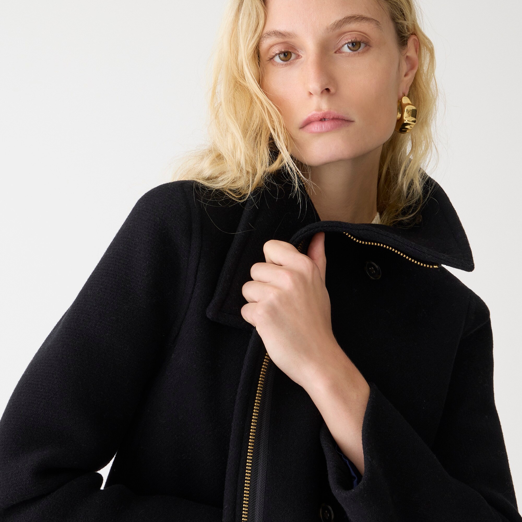 J.Crew: Villa Coat In Italian Stadium-cloth For Women