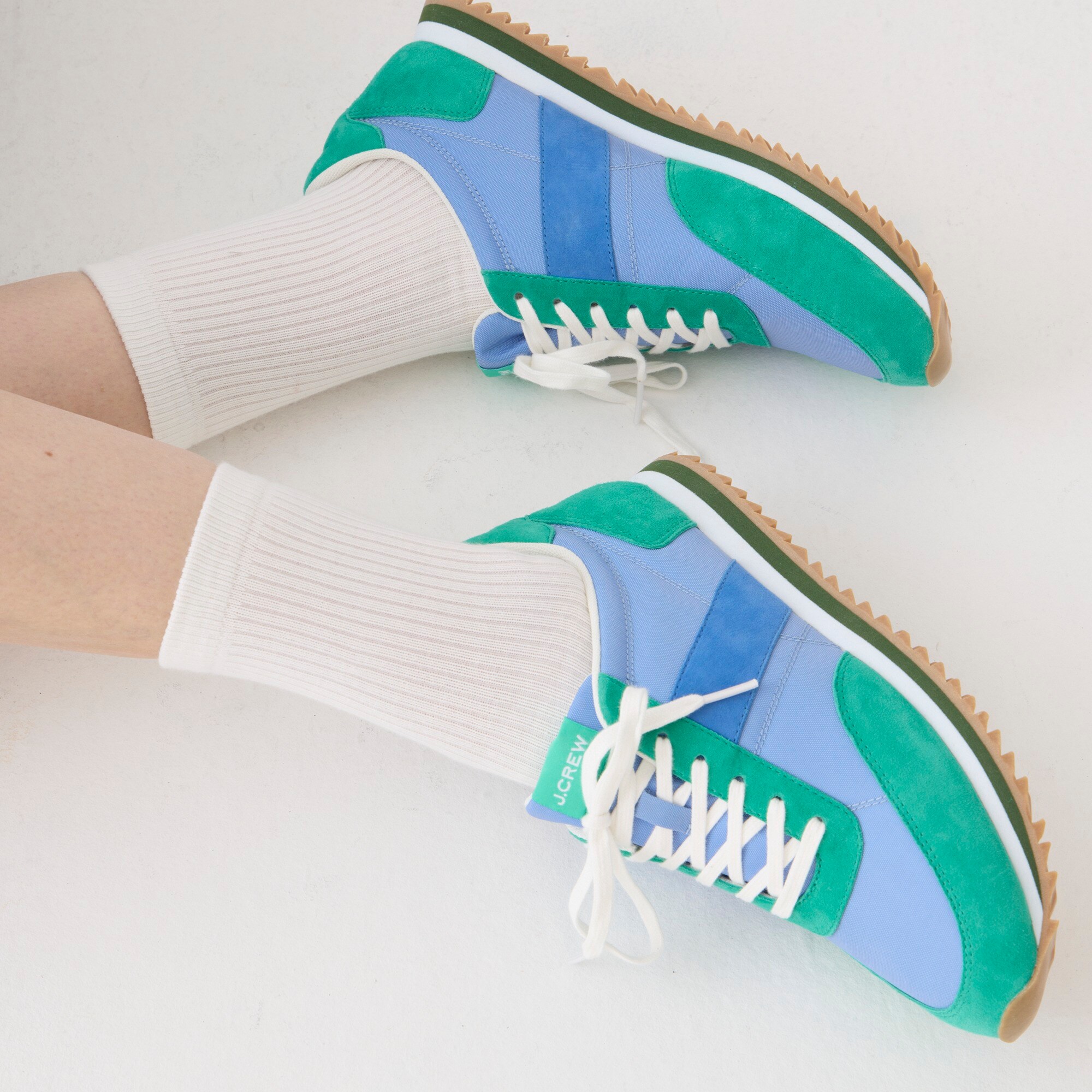 J.Crew: J.Crew Trainers In Colorblock For Women