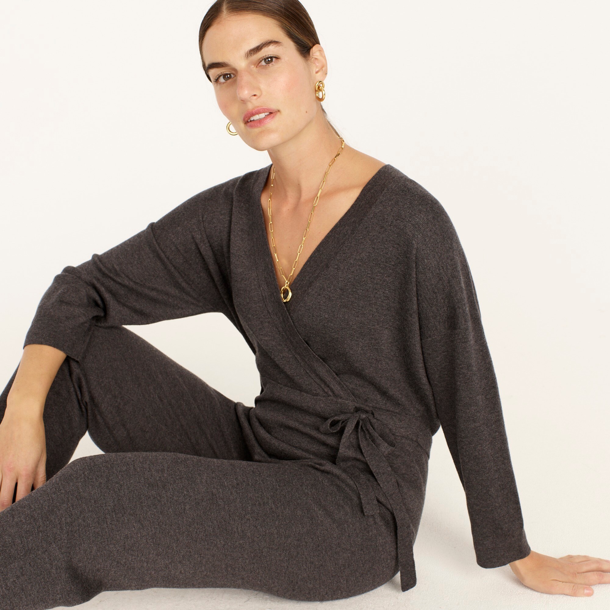 J.Crew: Merino Wool Sweater-jumpsuit For Women