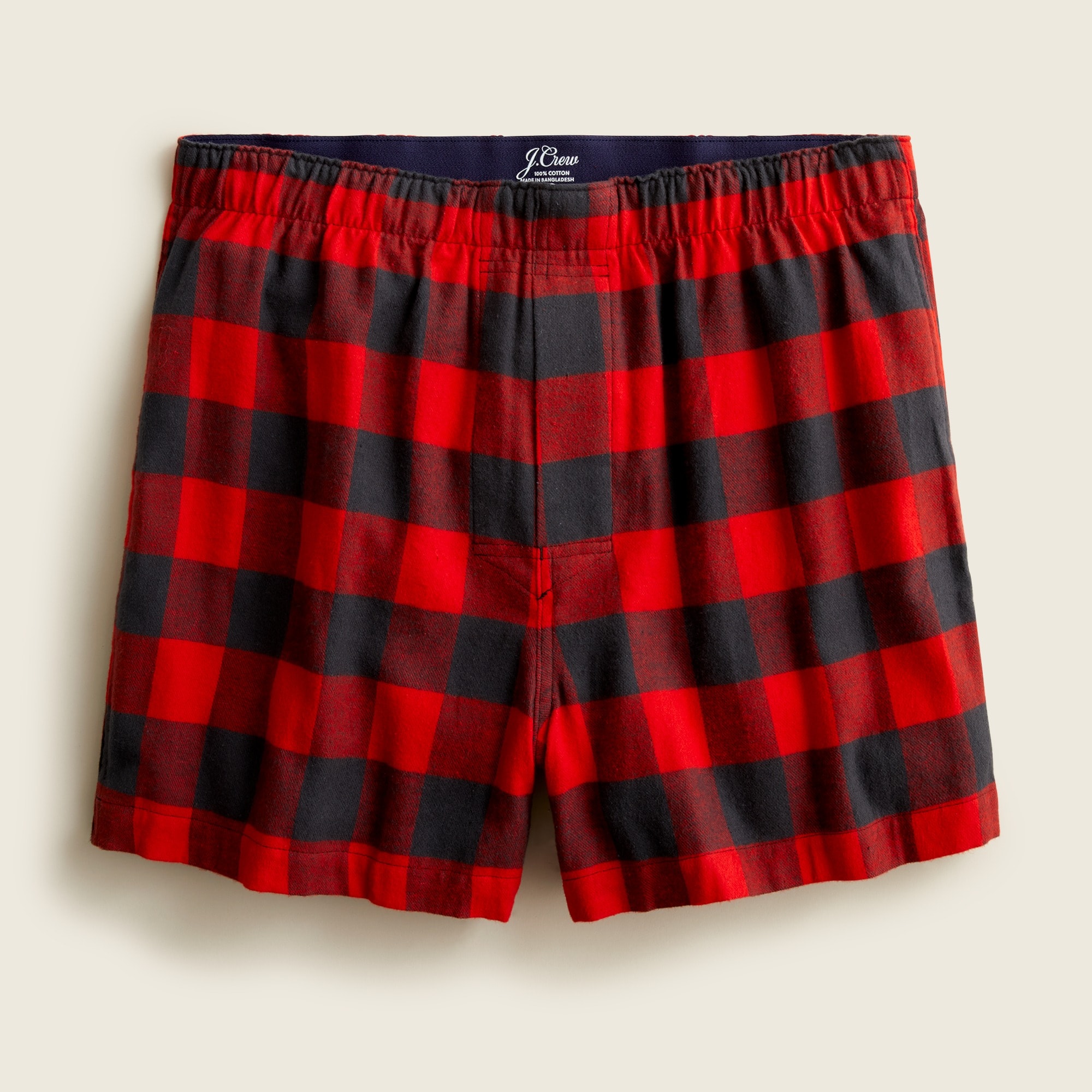 Flannel Boxers In Plaid For Men | J.Crew