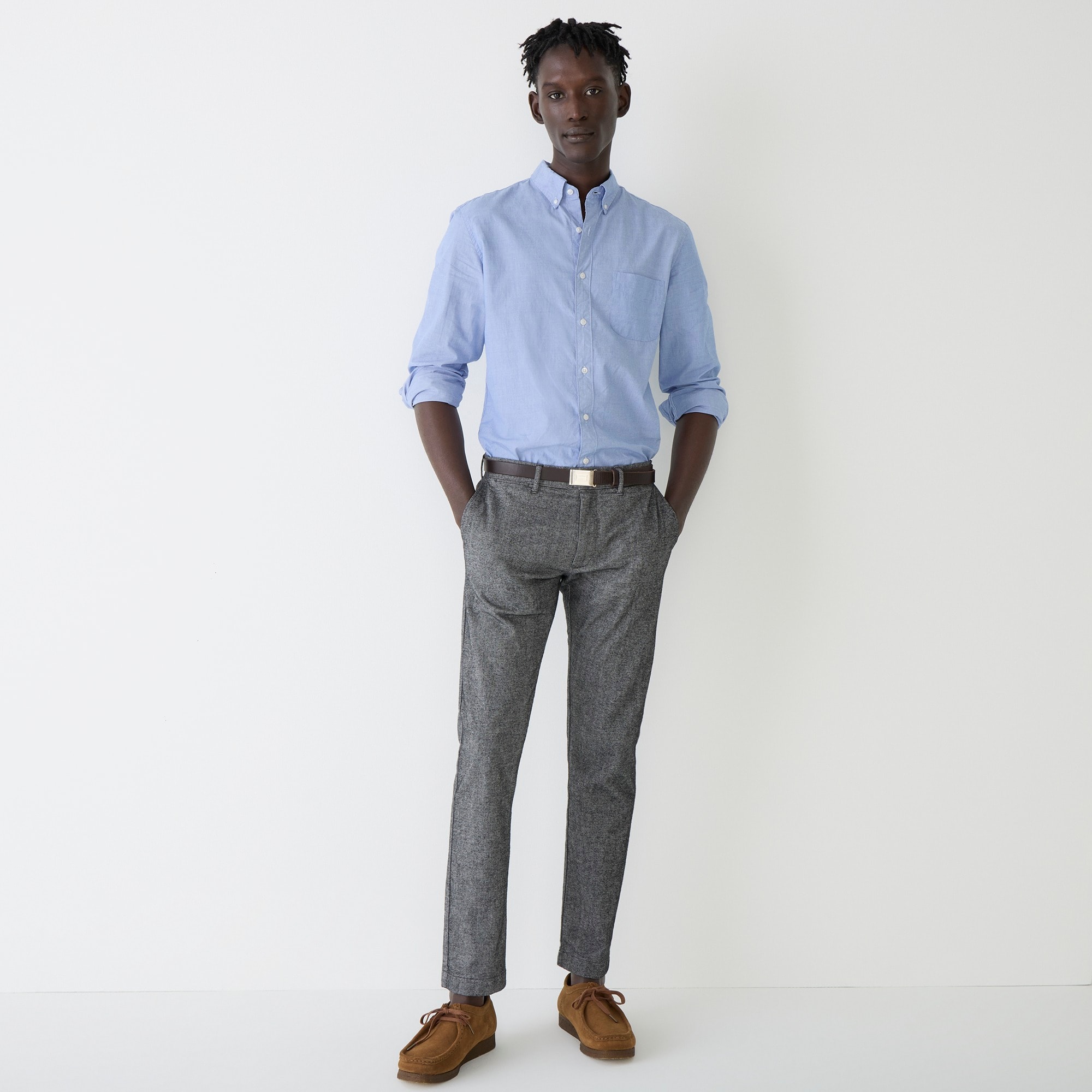 J.Crew: 484 Slim-fit Brushed Twill Pant For Men