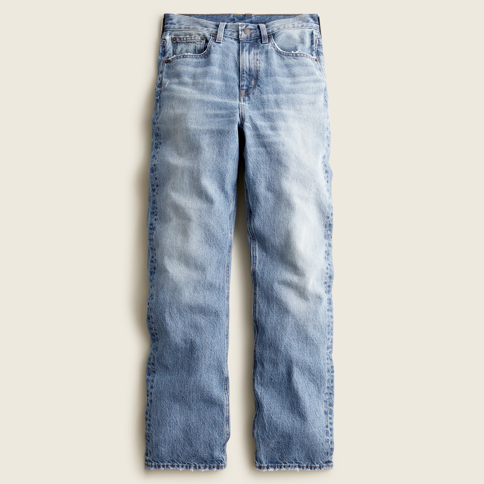 Point Sur Vista Straight Jean In Medium Vintage Wash For Women | J.Crew