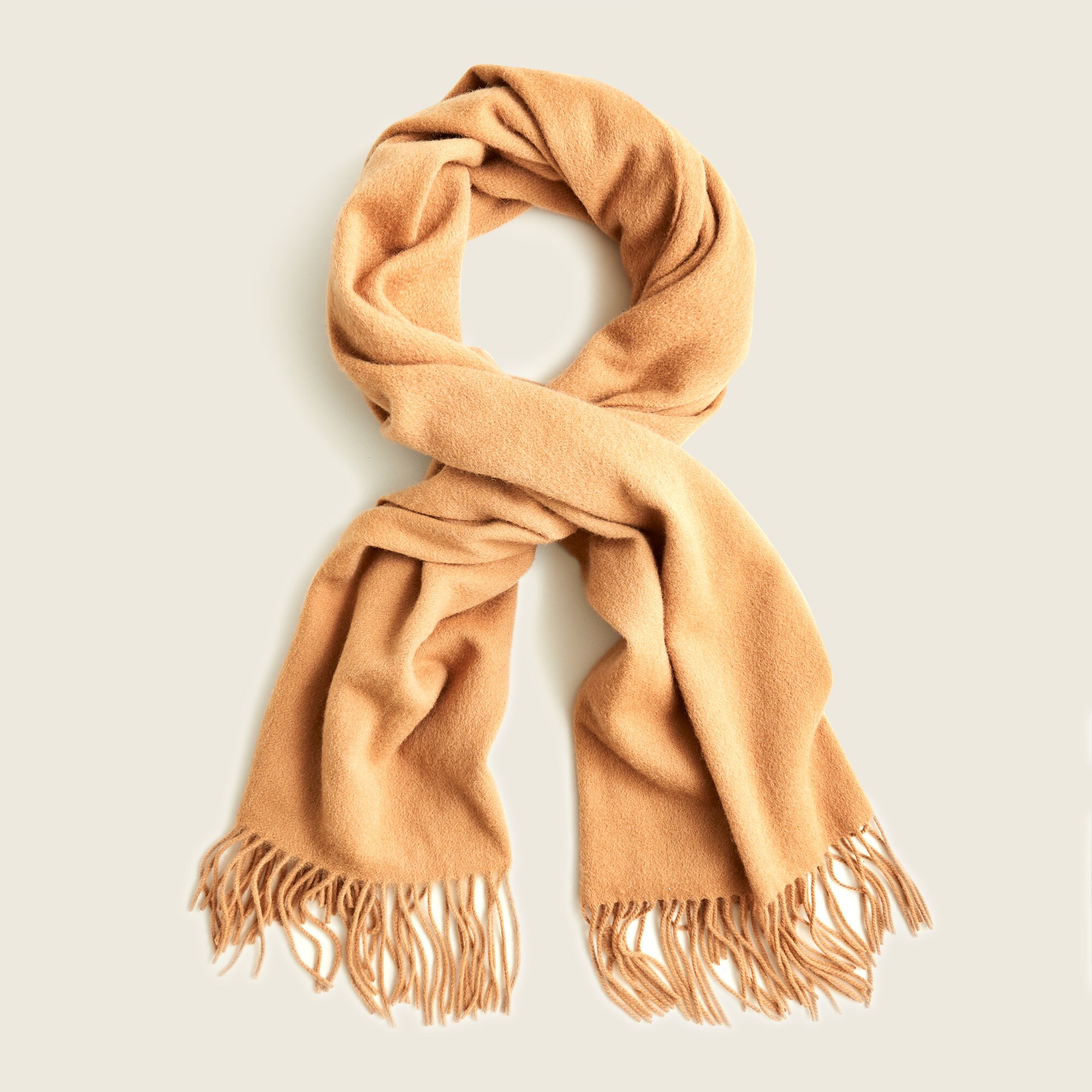 J.Crew: Wool-blend Pull-through Scarf For Women