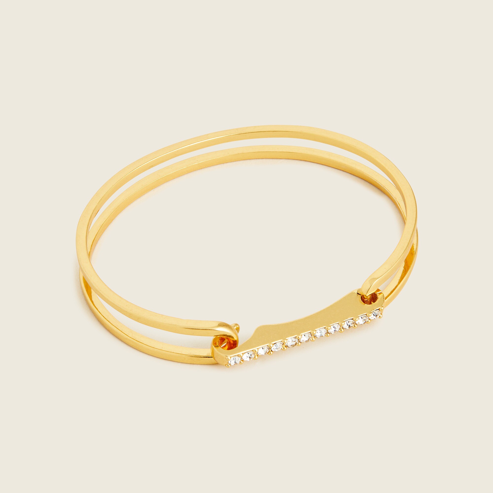 J.Crew: Hook-closure Doubled Bangle For Women