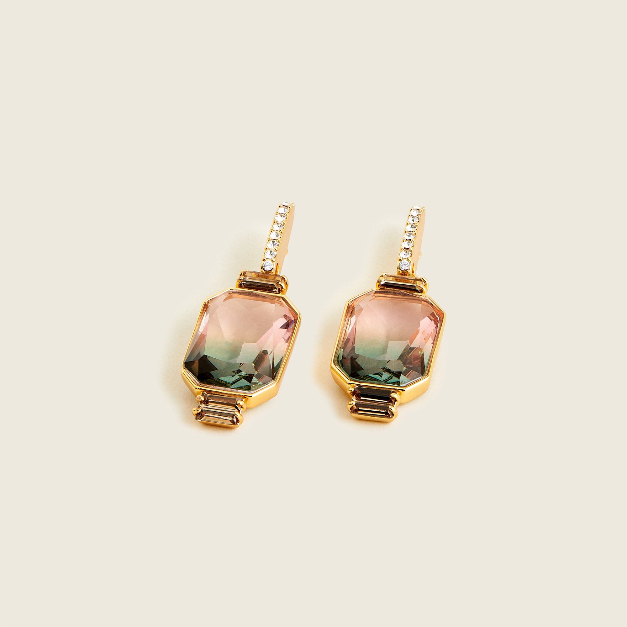 J.Crew: Ombre Stone Drop Earrings For Women