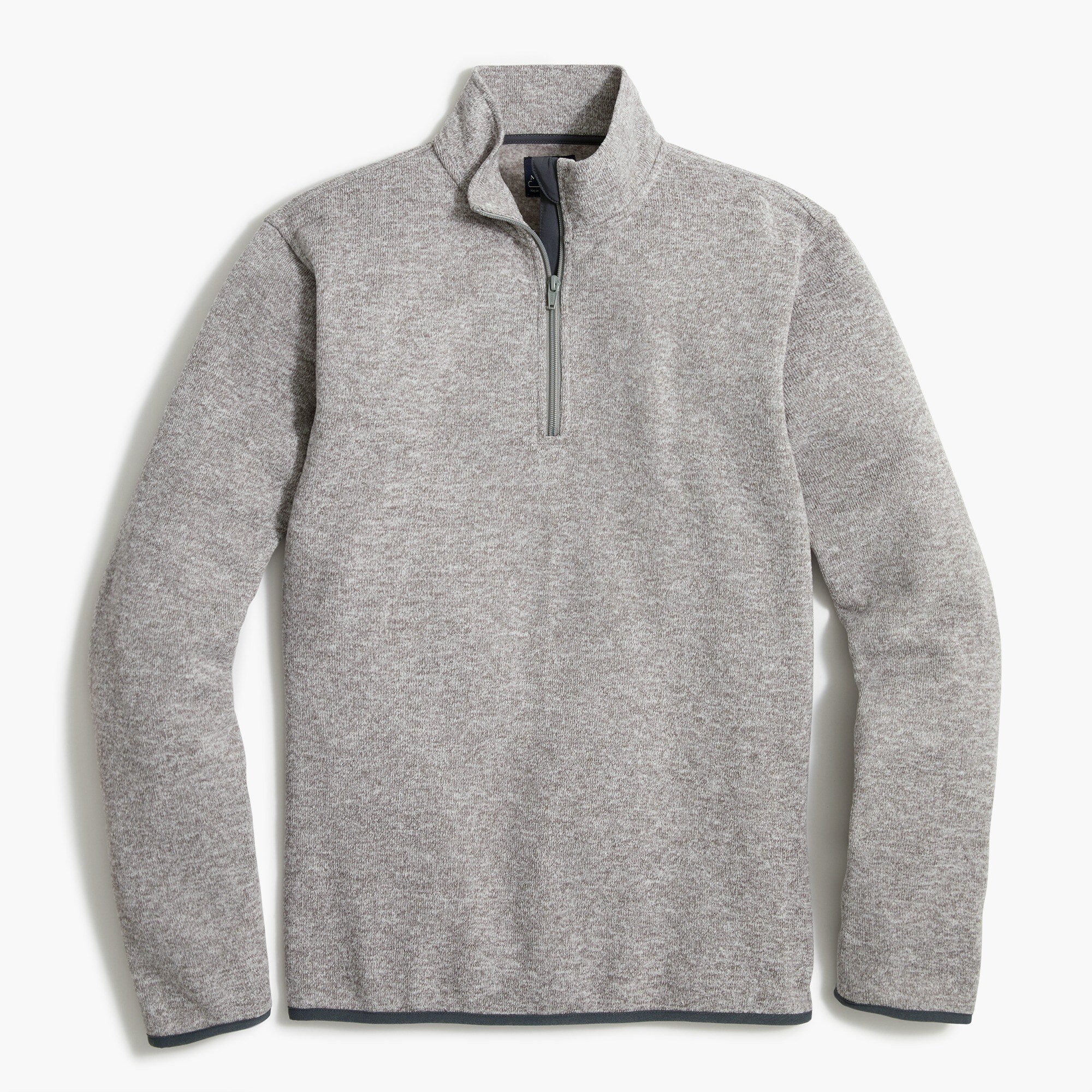 Factory: Marled Fleece Half-zip Pullover For Men