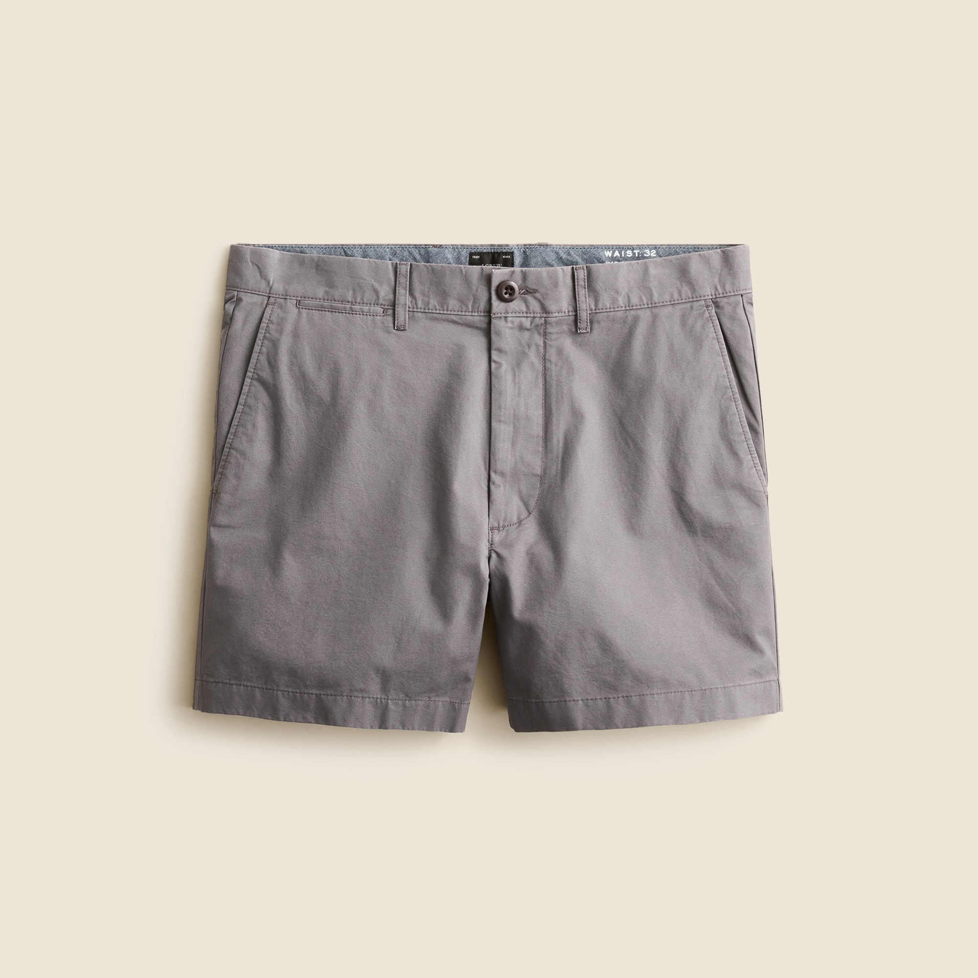J.Crew: 5" Stretch Chino Short For Men