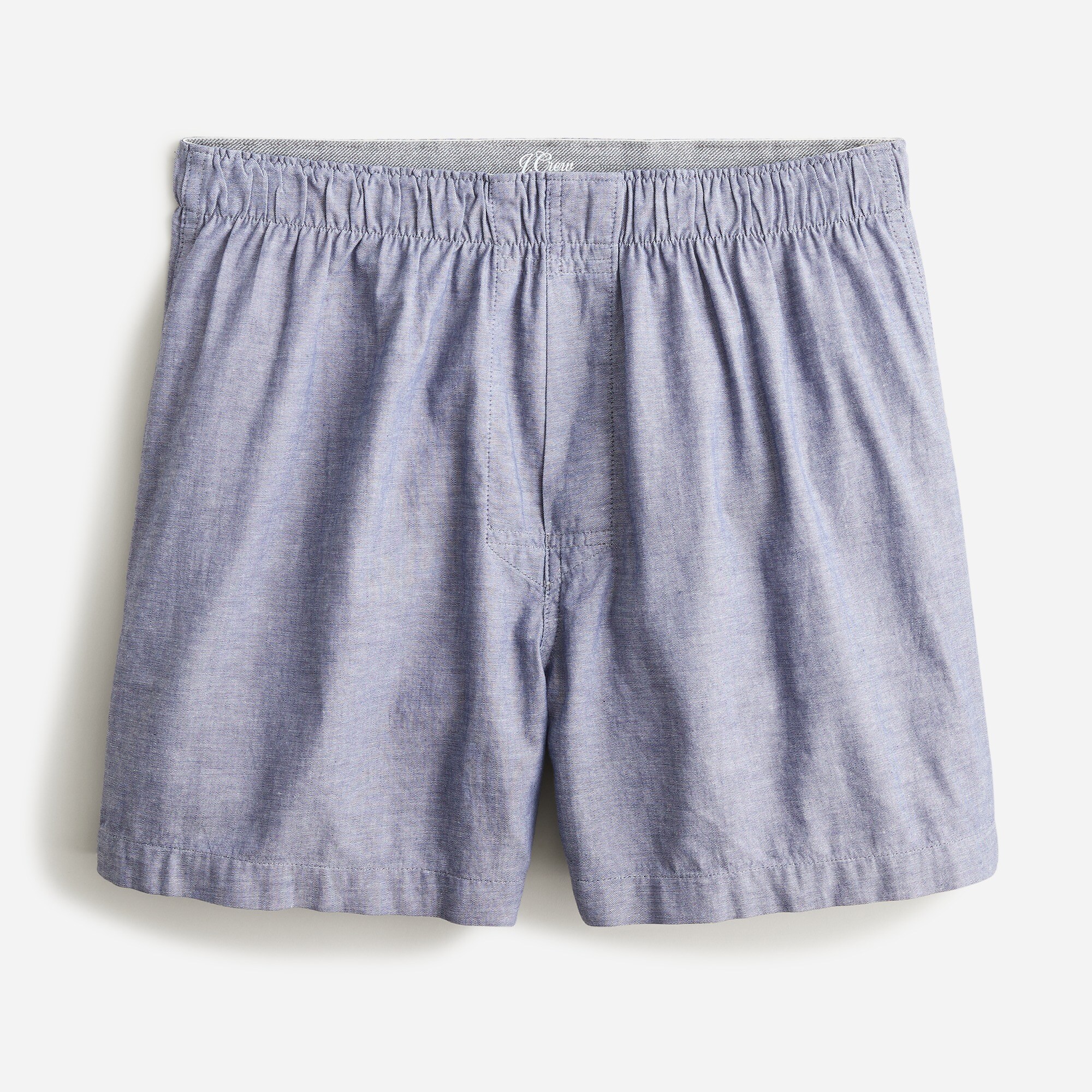 Organic Chambray Boxers For Men | J.Crew