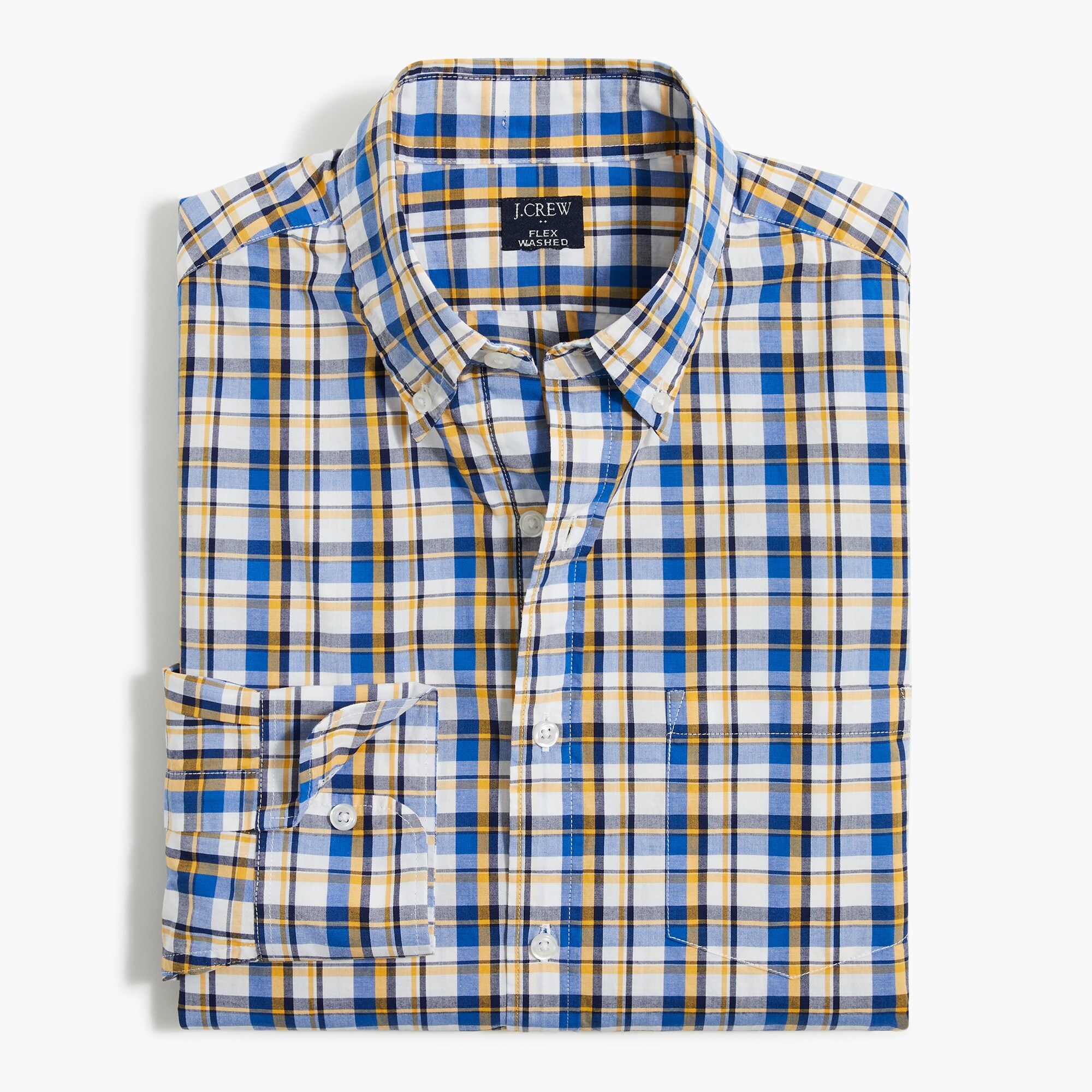 Factory: Plaid Flex Casual Shirt For Men