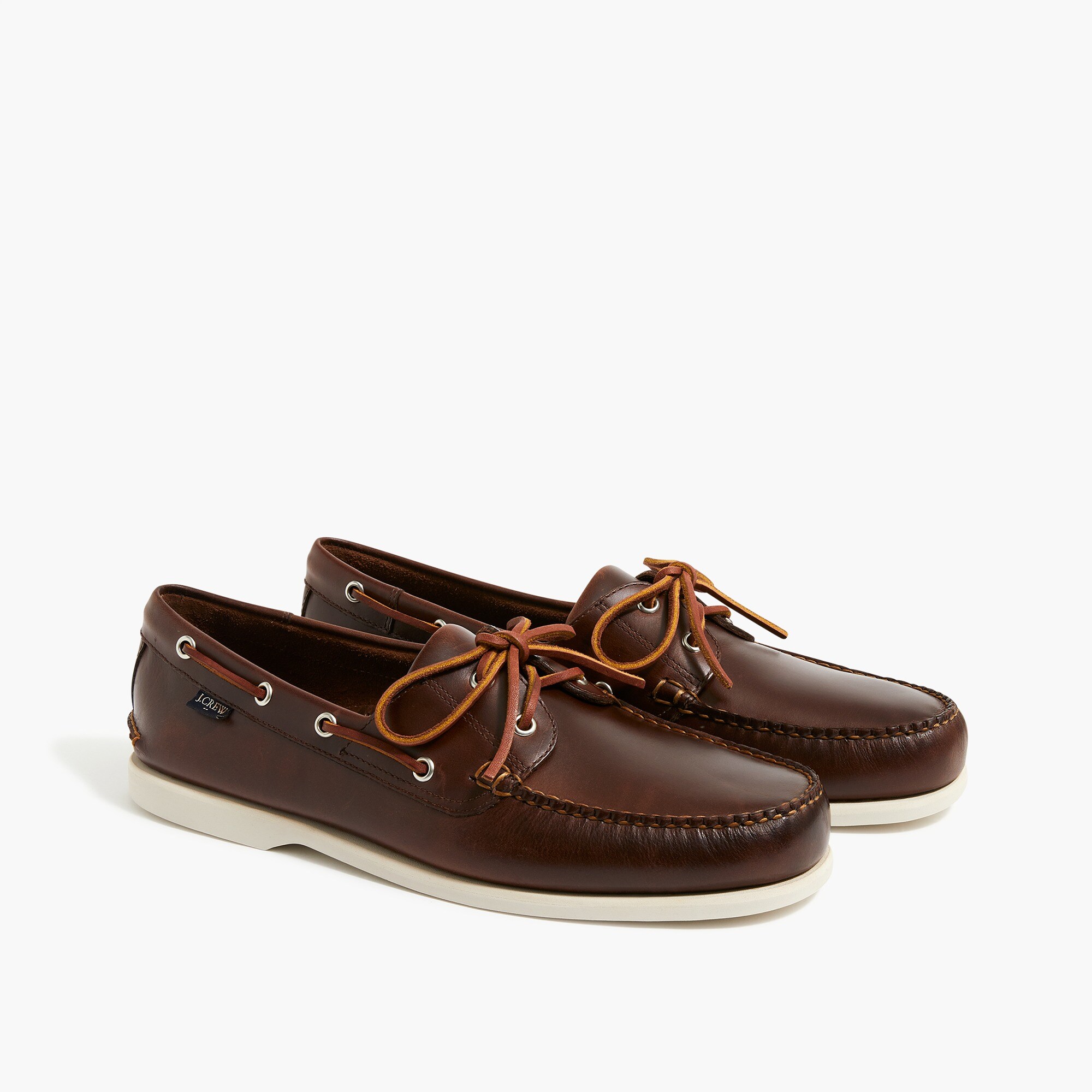 Factory: Leather Boat Shoes For Men