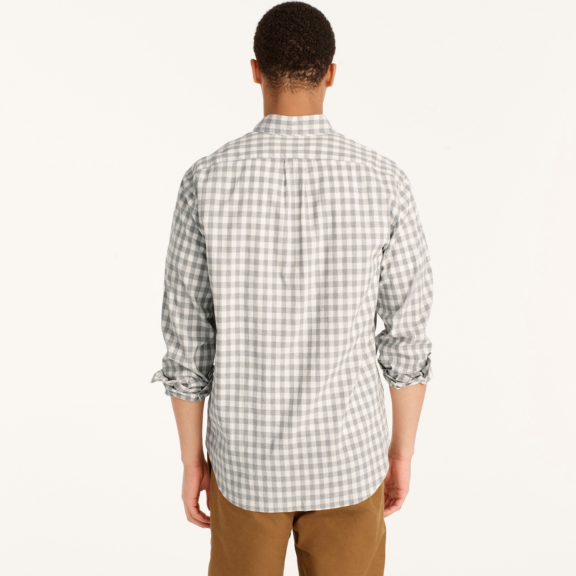 J.Crew: Secret Wash Organic Cotton Poplin Shirt For Men