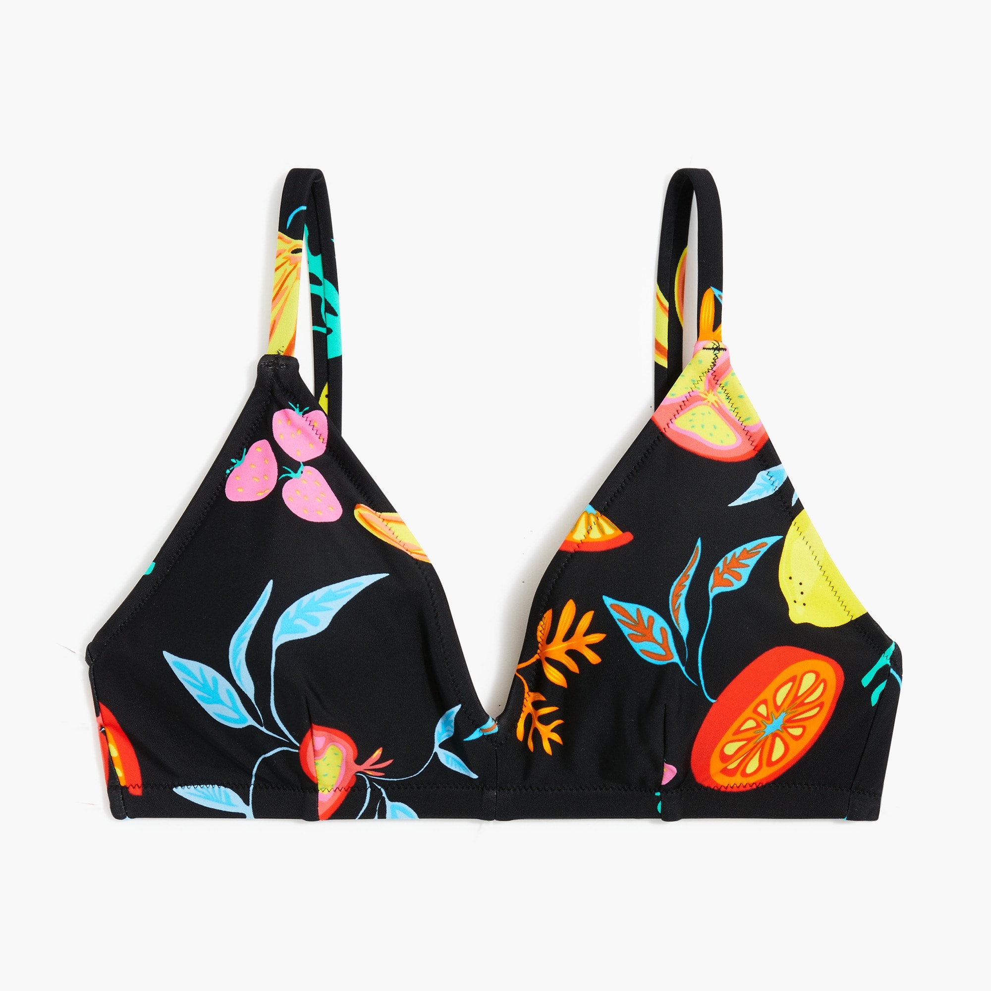 Factory: Floral French Bikini Top For Women