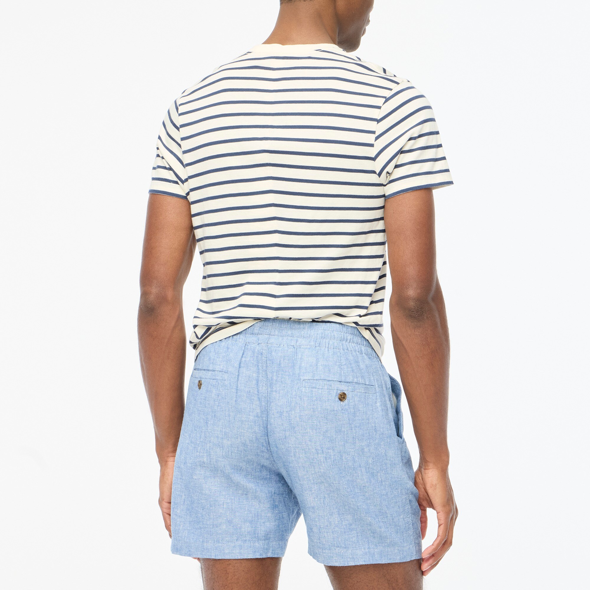Factory: Linen-blend Dock Short For Men