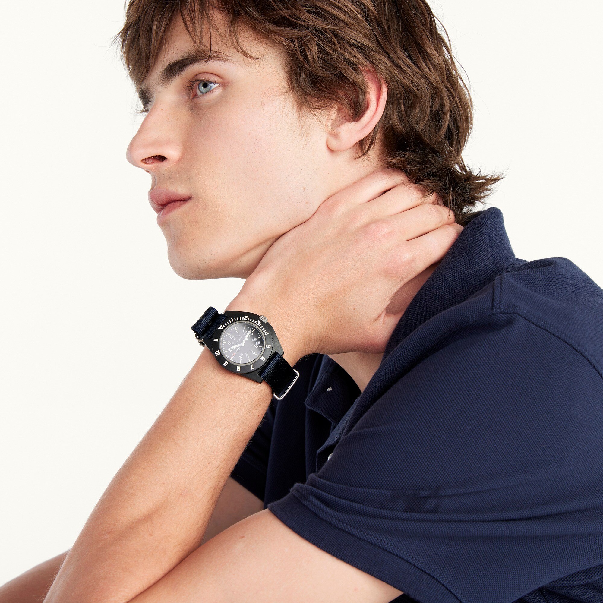 J.Crew: 18mm Single Pass-through NATO Watch Strap For Men