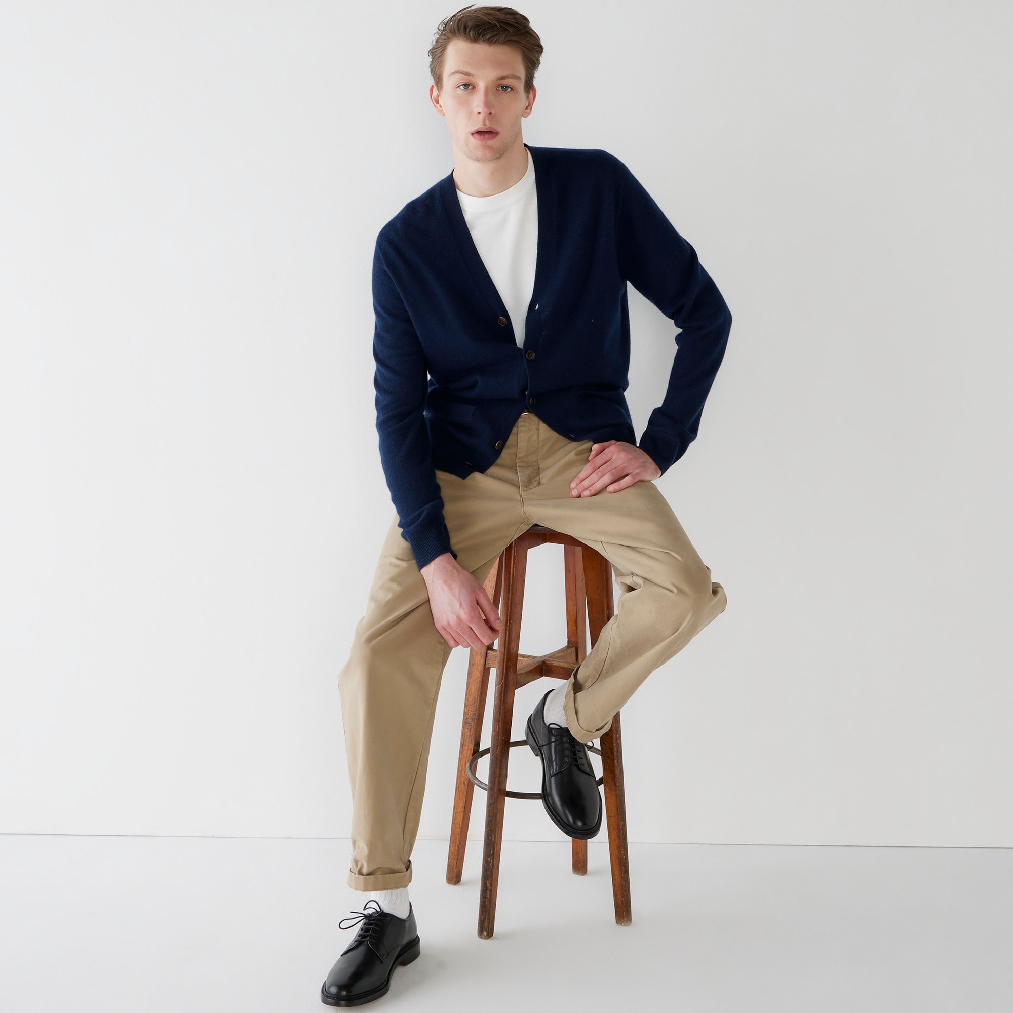 J.Crew: Cashmere V-neck Cardigan Sweater For Men