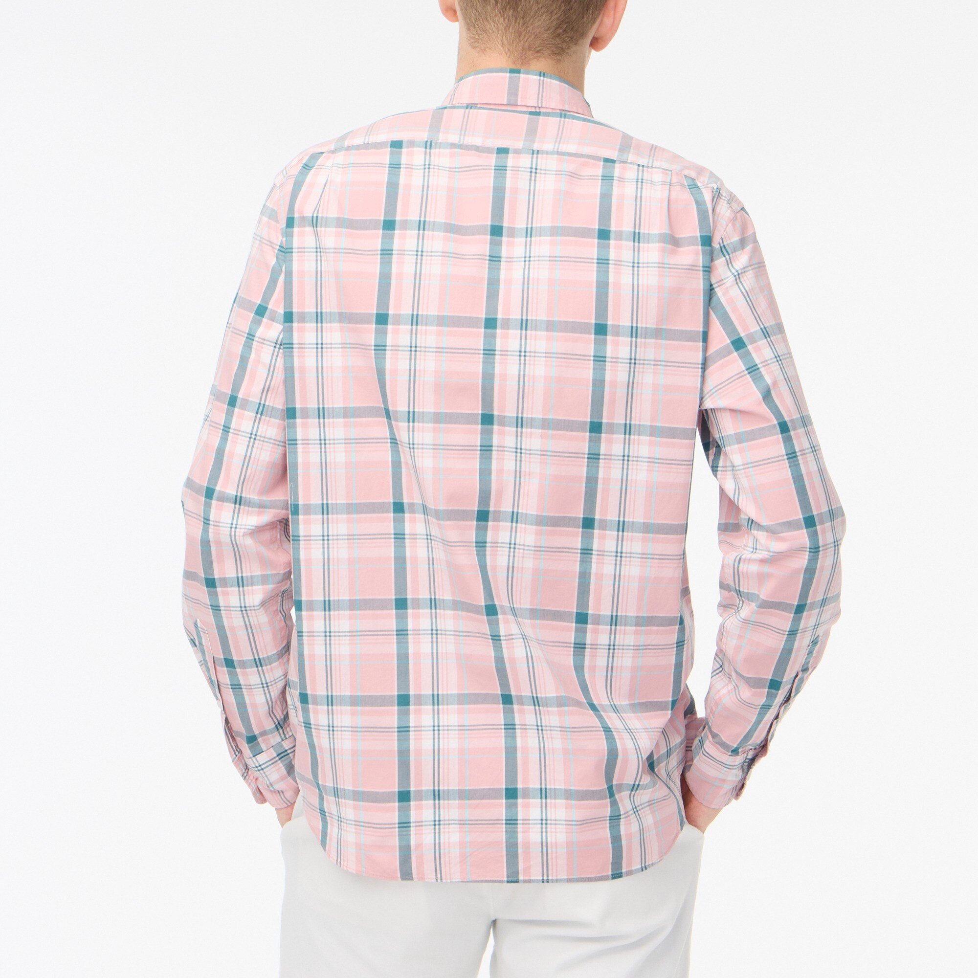Factory: Plaid Flex Casual Shirt For Men