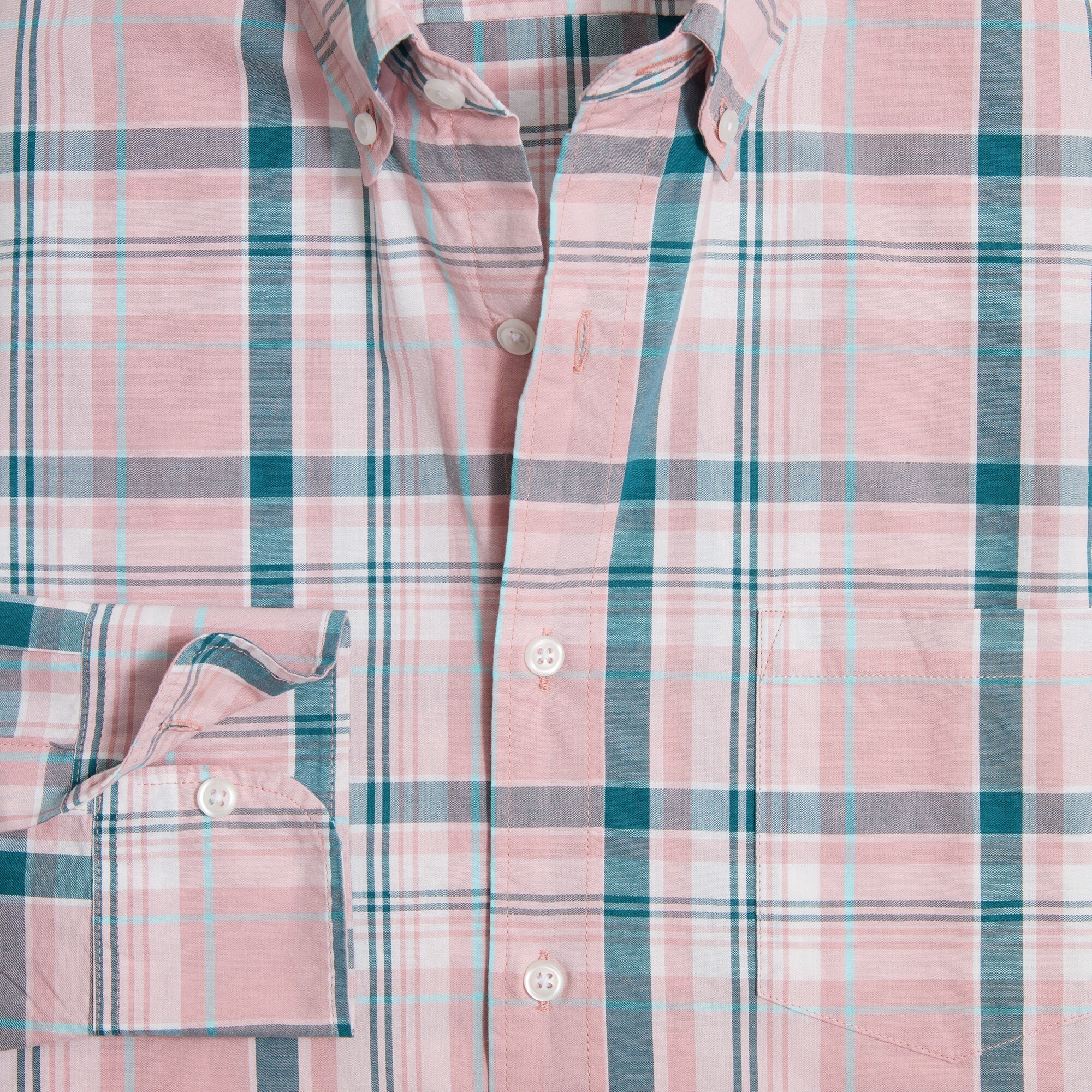 Factory: Plaid Flex Casual Shirt For Men