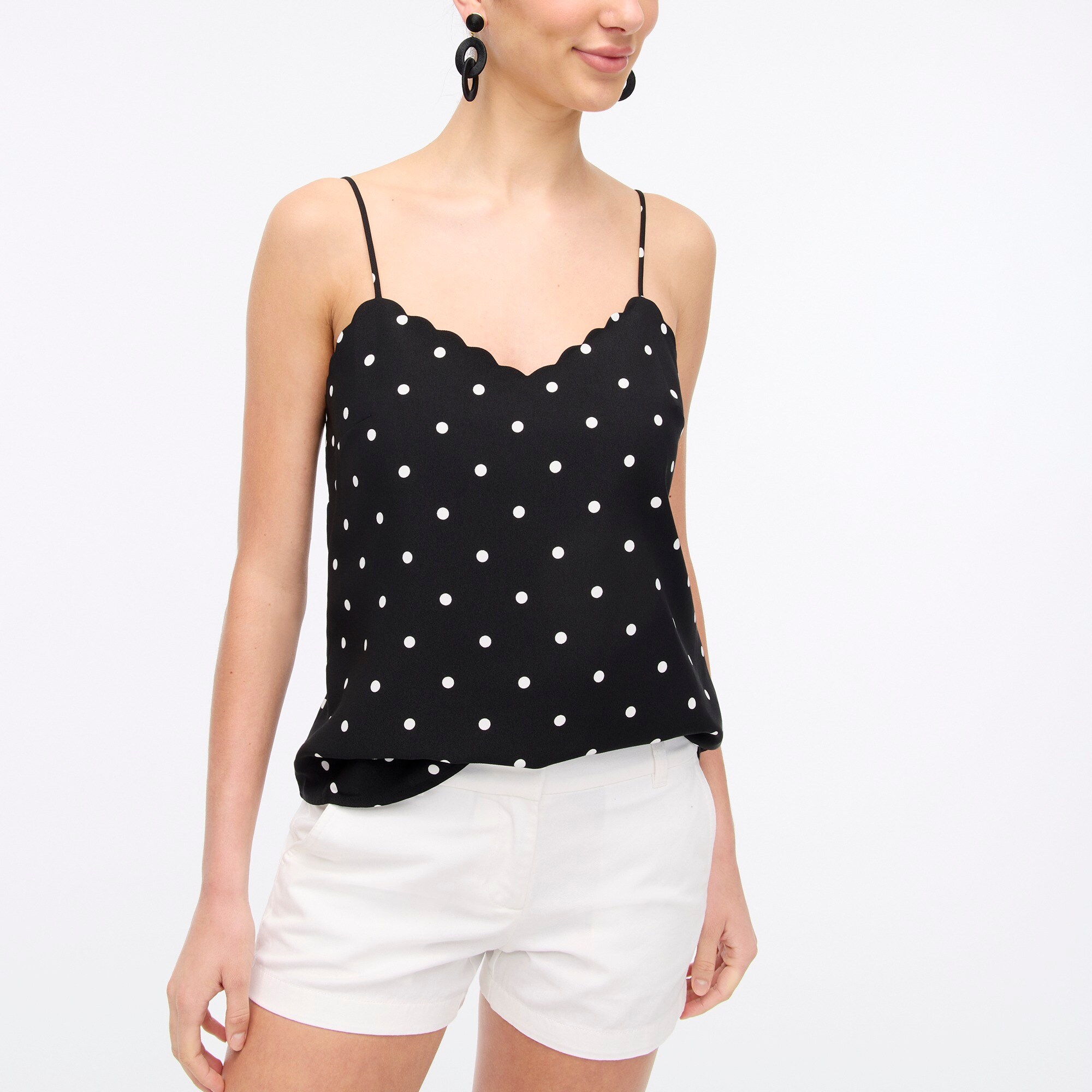 Factory: Scalloped Cami Top For Women