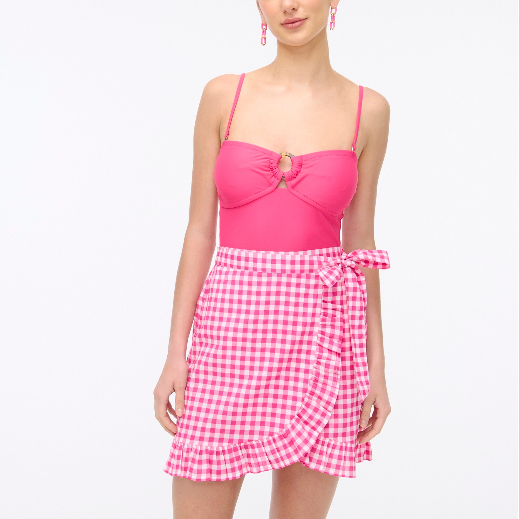 Factory: Printed Mini Sarong Cover-up For Women