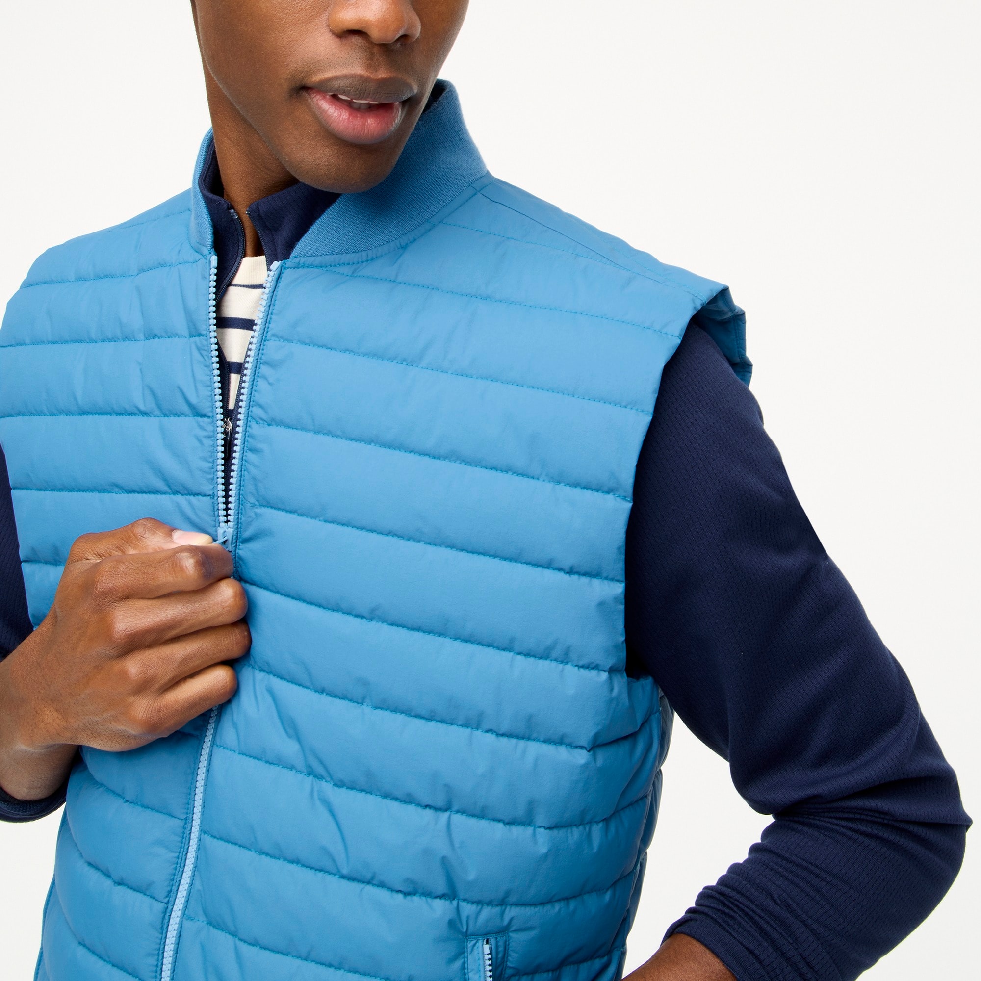Factory: Quilted Puffer Vest For Men