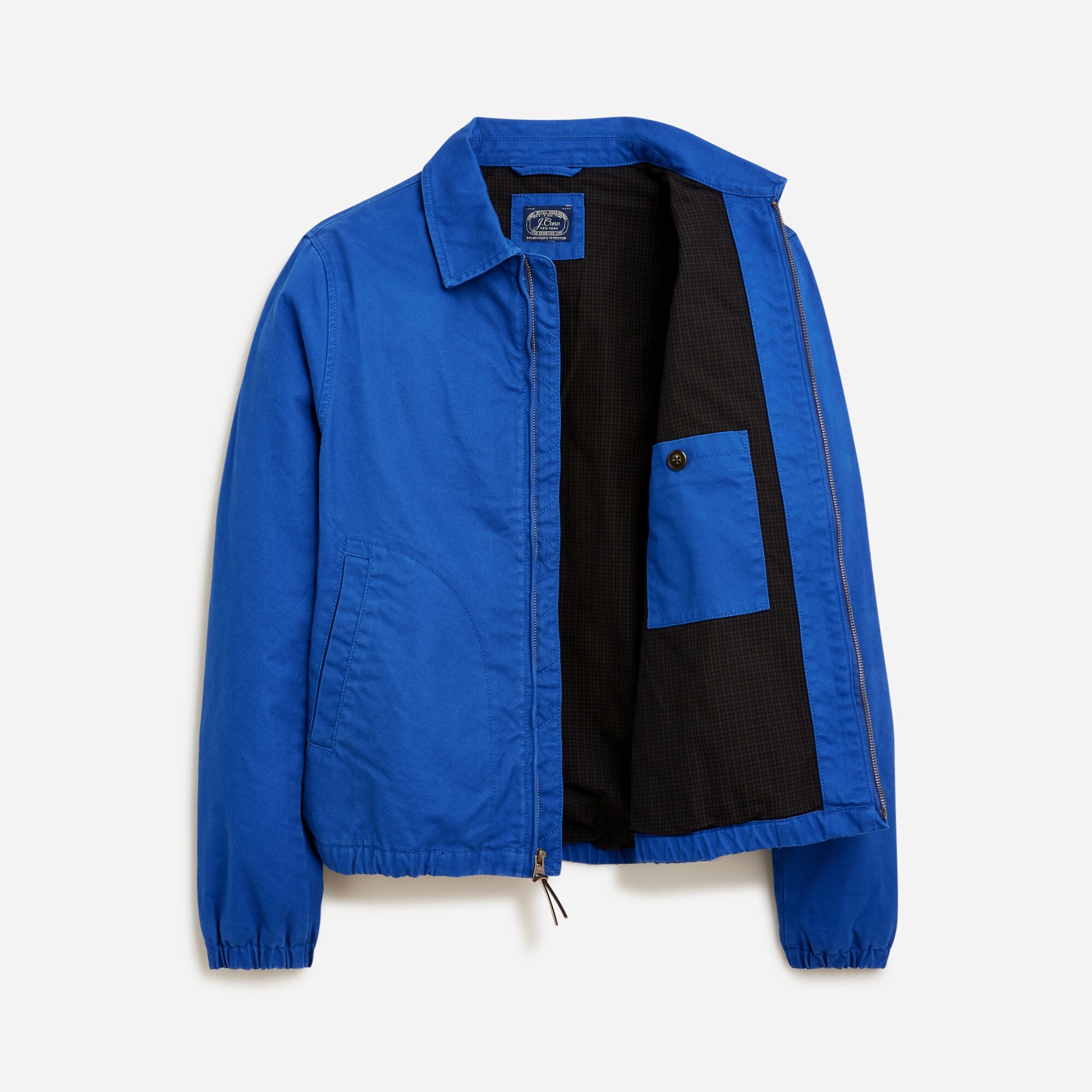 J.Crew: Harrington Jacket In Cotton Twill For Men