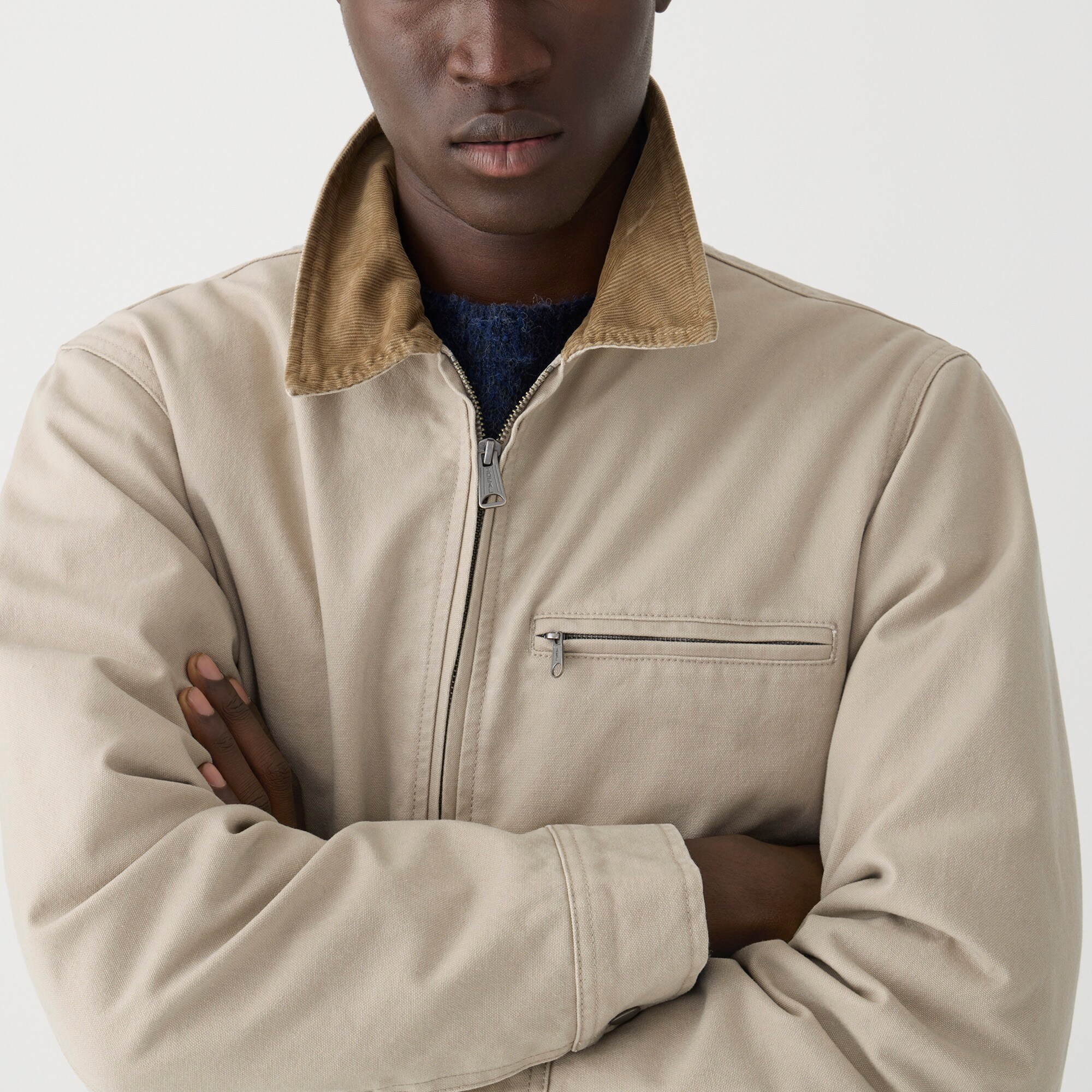 J.Crew: Wallace & Barnes Canvas Work Jacket For Men