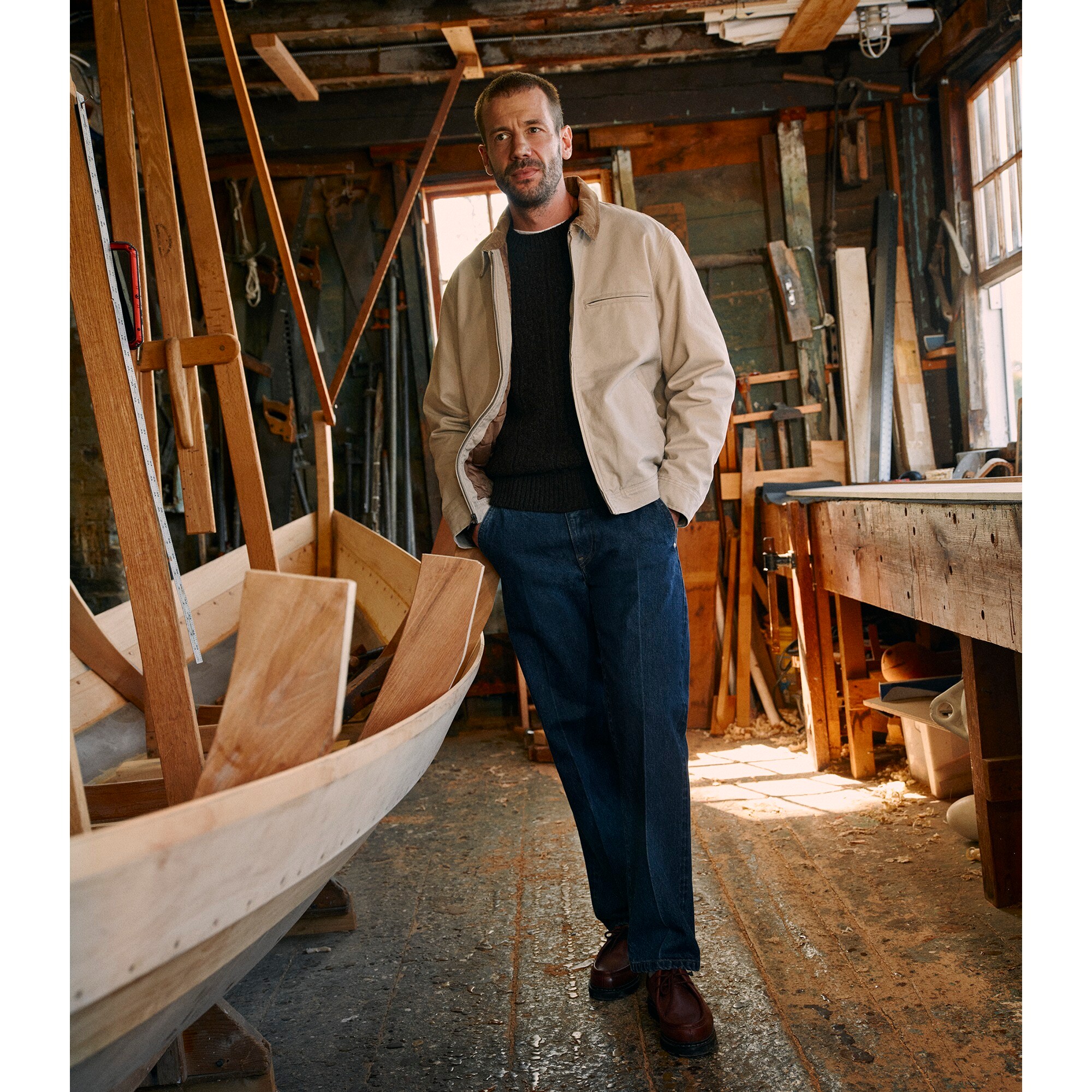 J.Crew: Wallace & Barnes Canvas Work Jacket For Men