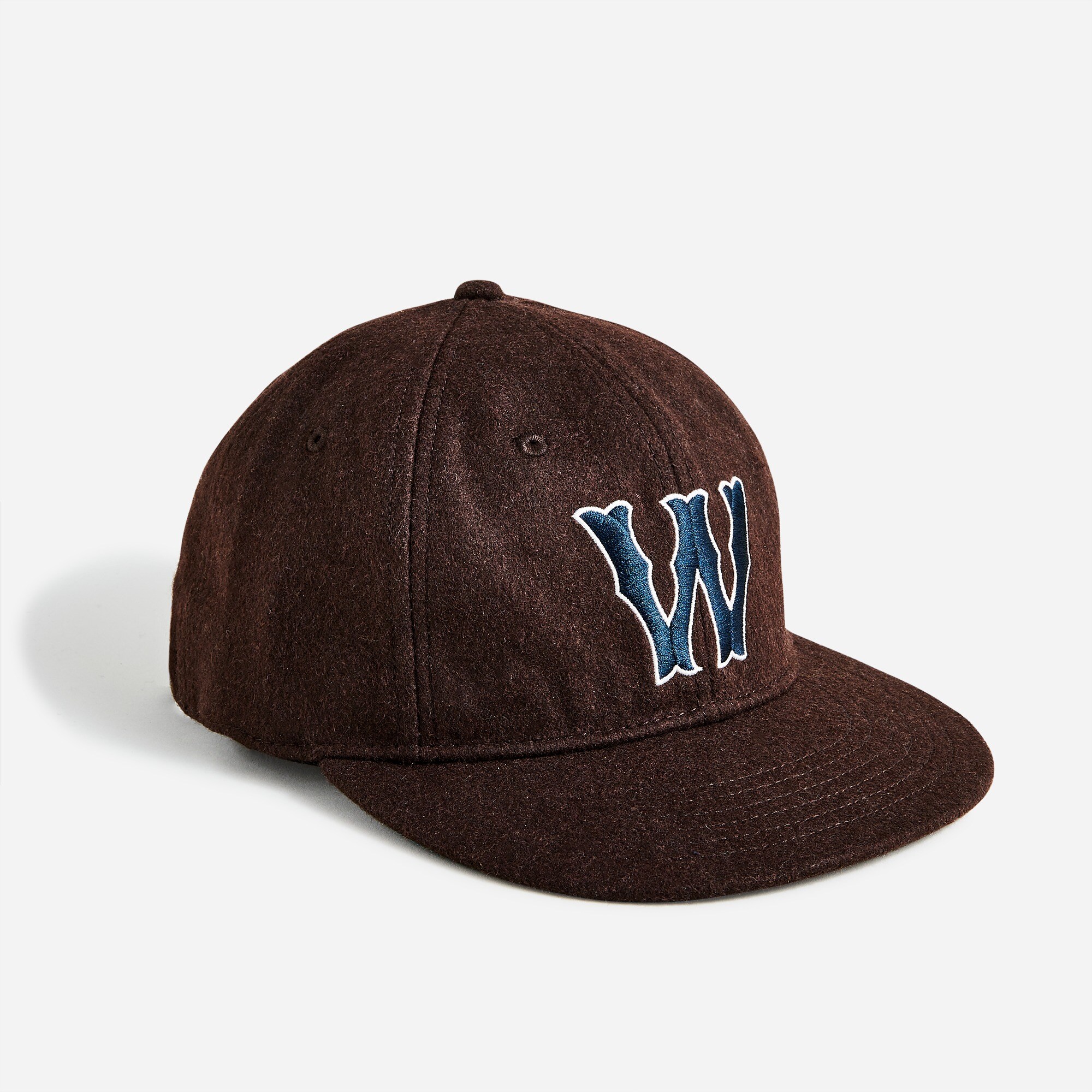 J.Crew: Heritage Wool-blend Letterman Baseball Cap For Men