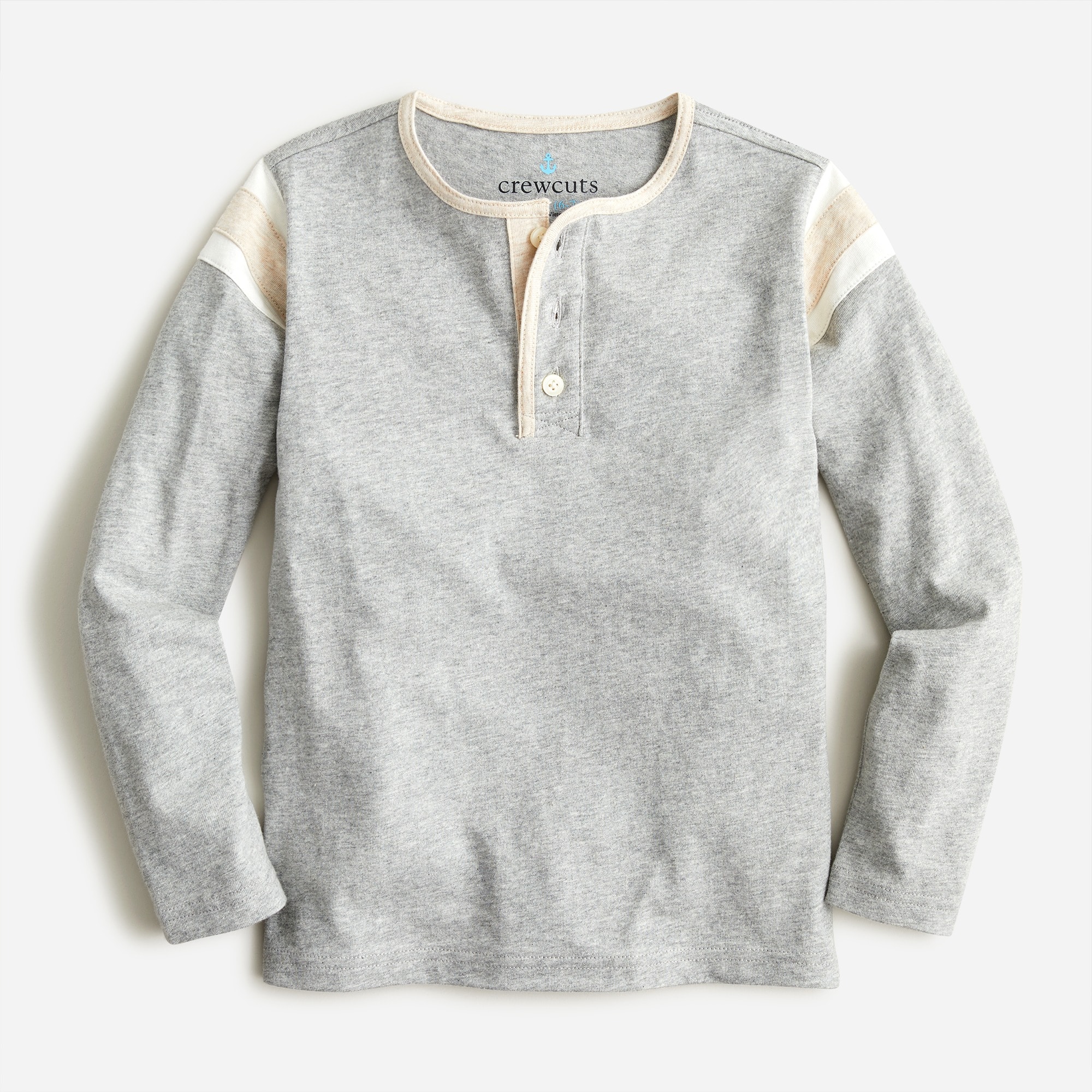 J.Crew: Kids' Long-sleeve Jersey Football Henley For Boys
