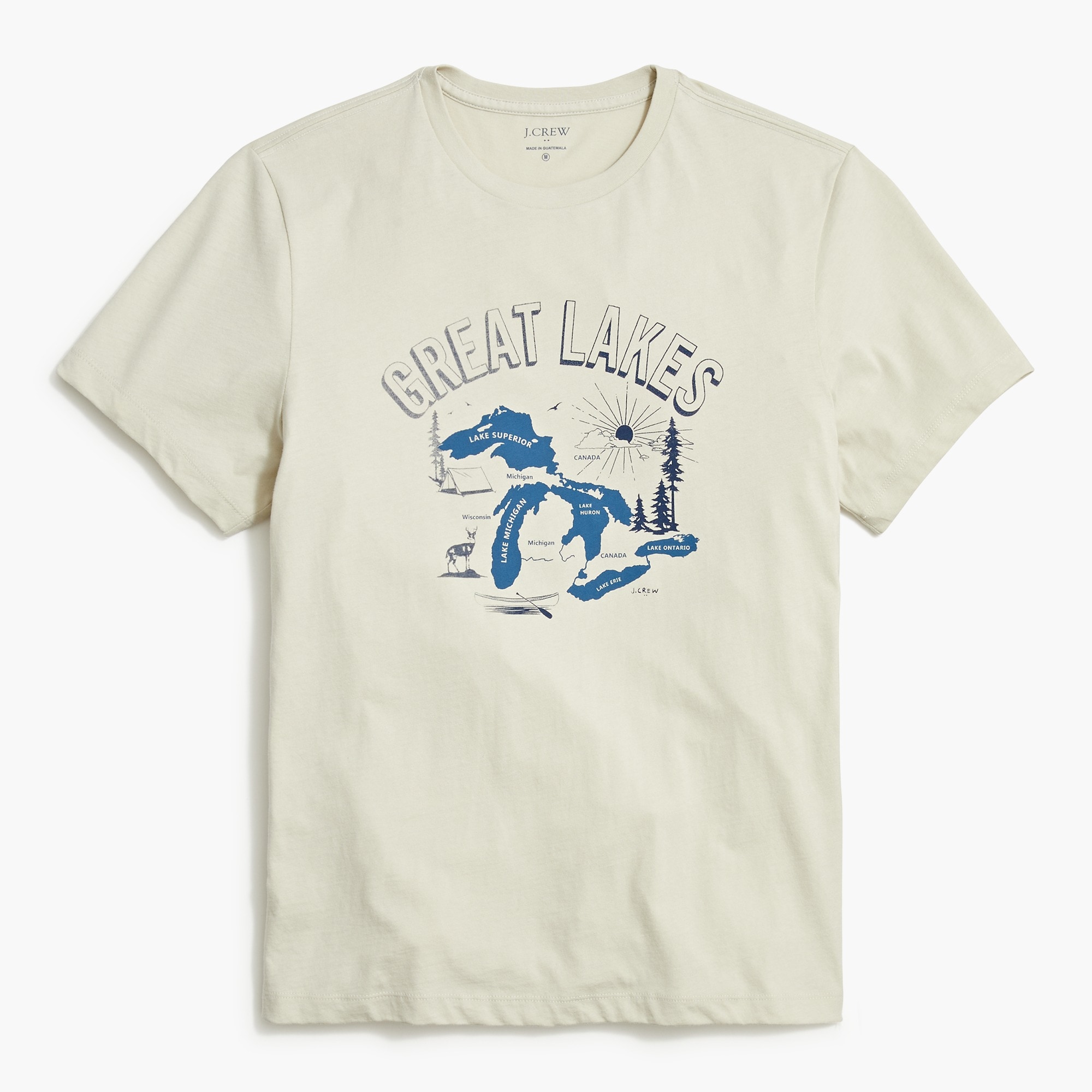 Factory: Great Lakes Graphic Tee For Men