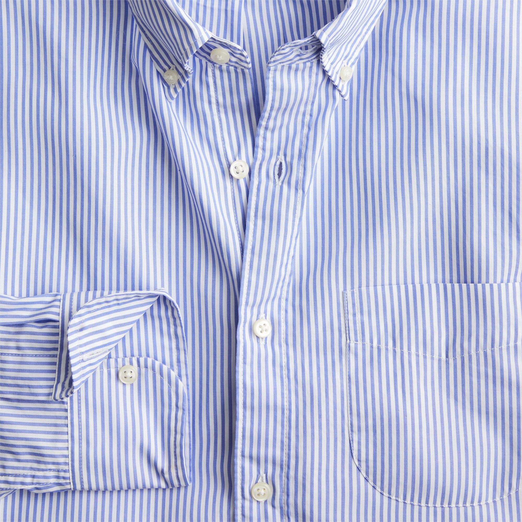 J.Crew: Secret Wash Cotton Poplin Shirt For Men