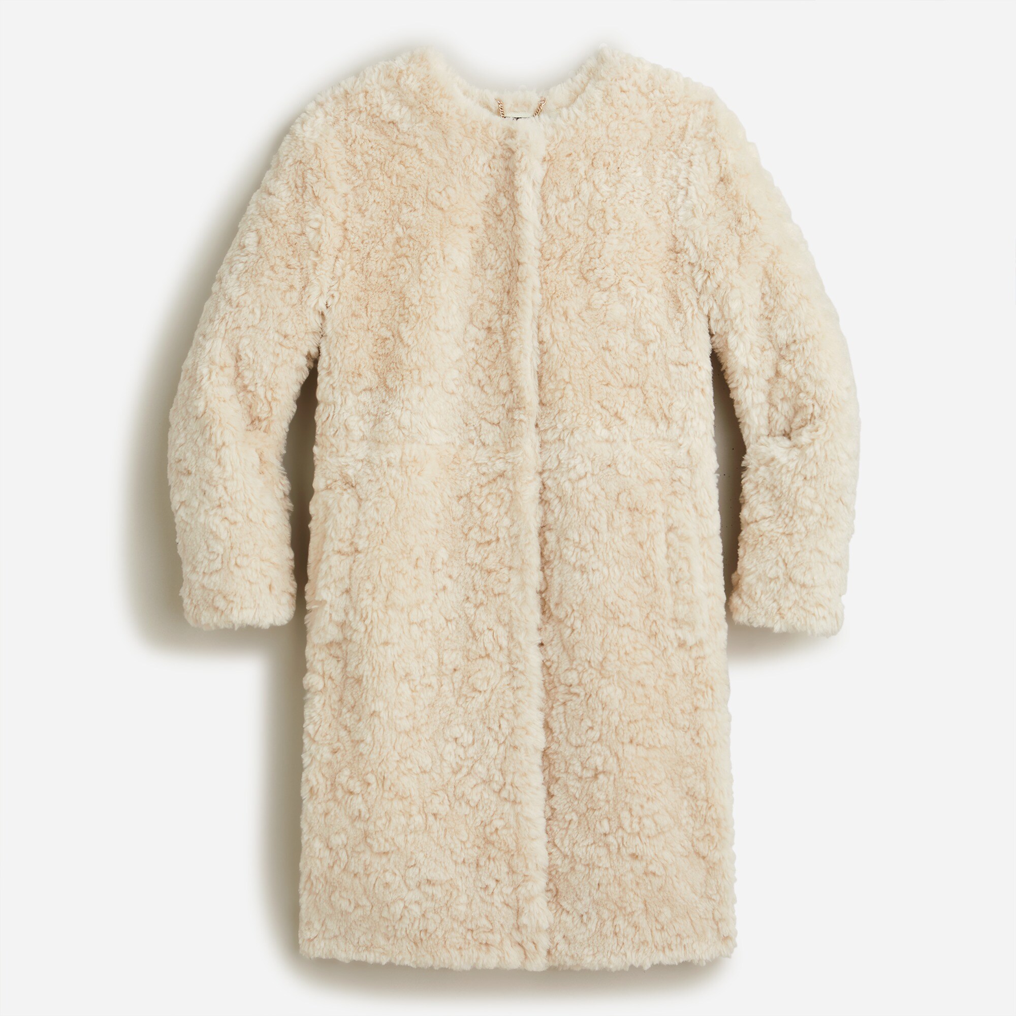 J.Crew: Collection Topcoat In Recycled Sherpa For Women