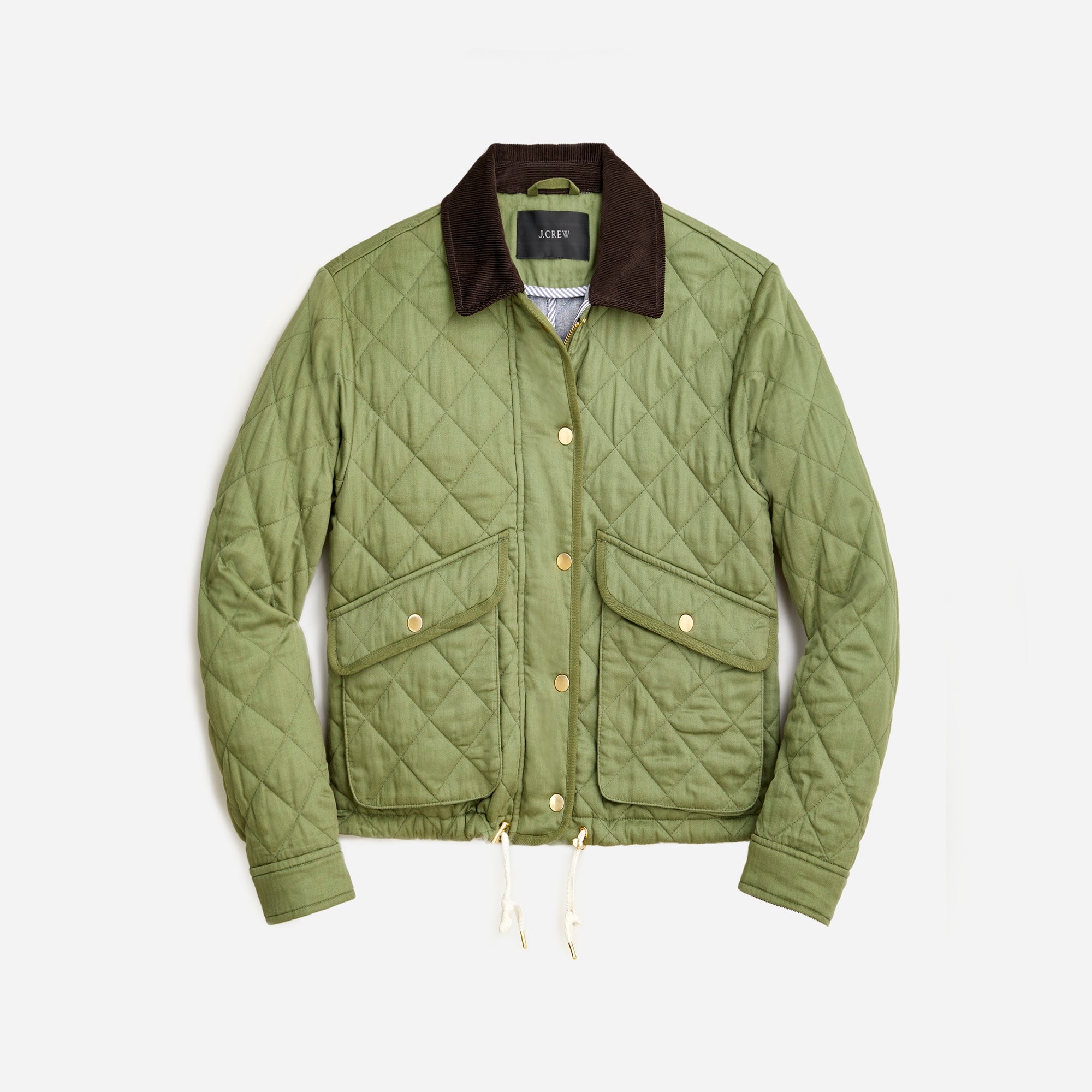 J.Crew: Limited-edition New Cropped Quilted Barn Jacket™ For Women